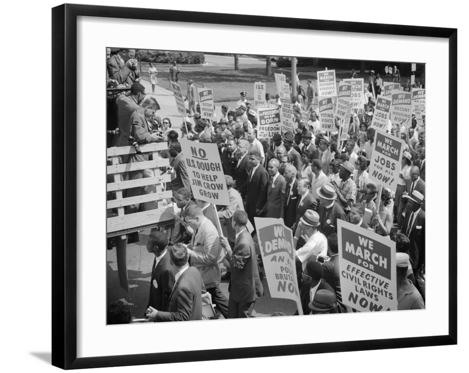 Art.com Civil Rights March on Washington, D.C. with Martin Luther King ...