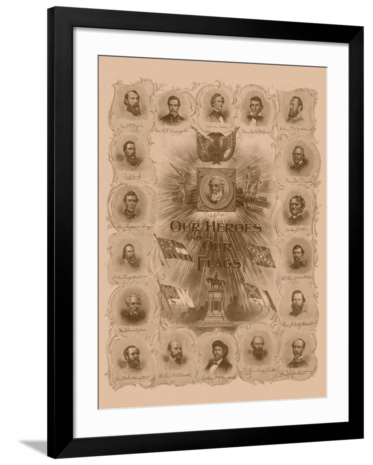 Art.com Civil War Print of General Robert E. Lee and Prominent ...