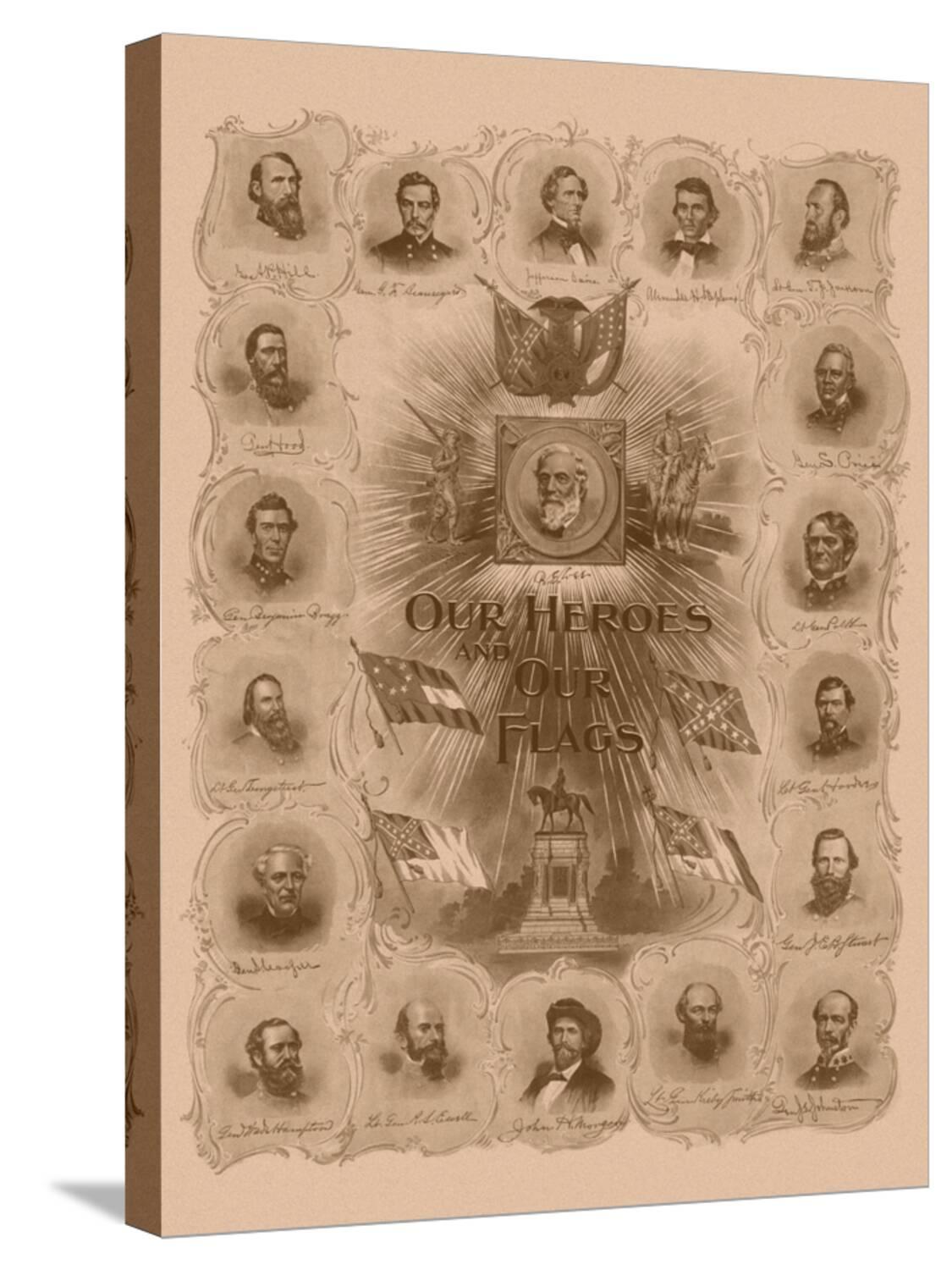Art.com Civil War Print of General Robert E. Lee and Prominent ...