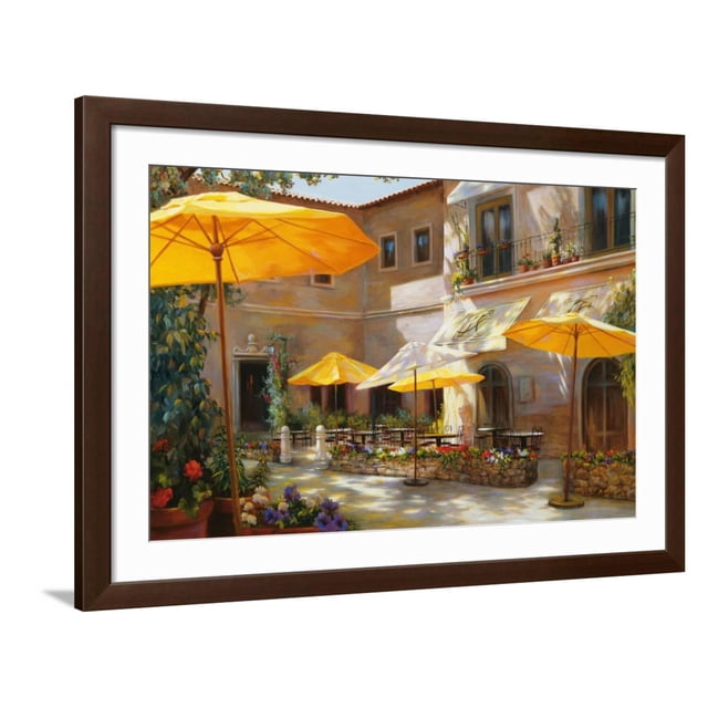 Art.com Closed on Monday Art Print by Jan McLaughlin, Brown Frame Wall ...