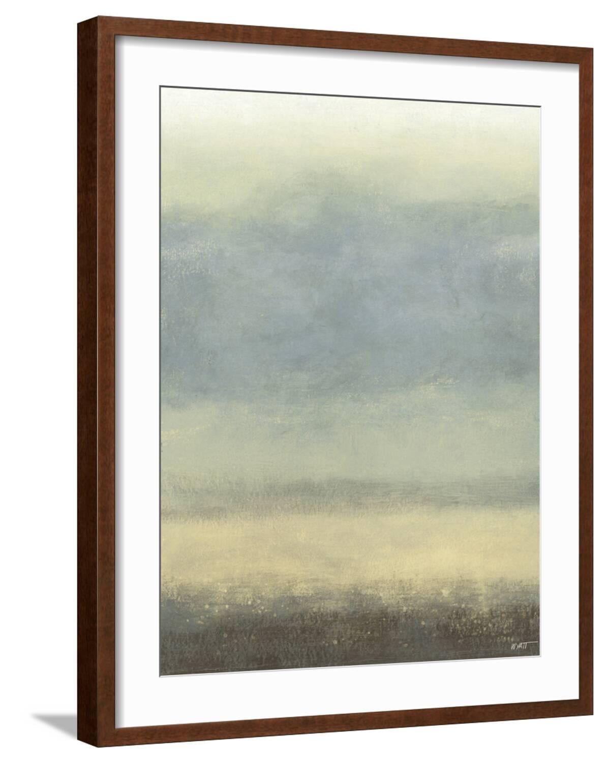 Art.com Coastal Rain I Art Print by Norman Wyatt Jr., Brown Frame Wall ...