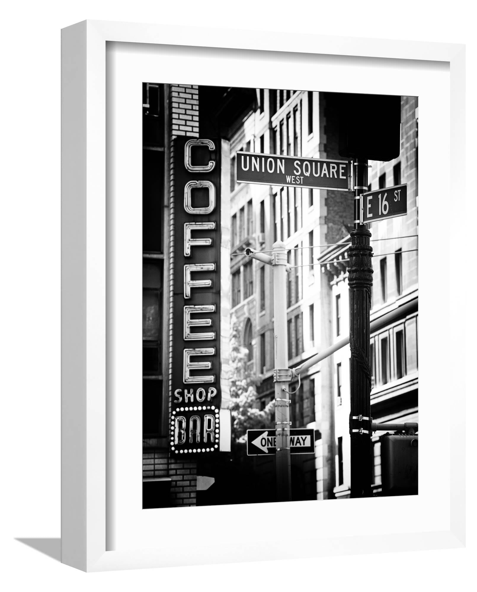 Art.com Coffee Shop Bar Sign, Union Square, Manhattan, New York, US ...