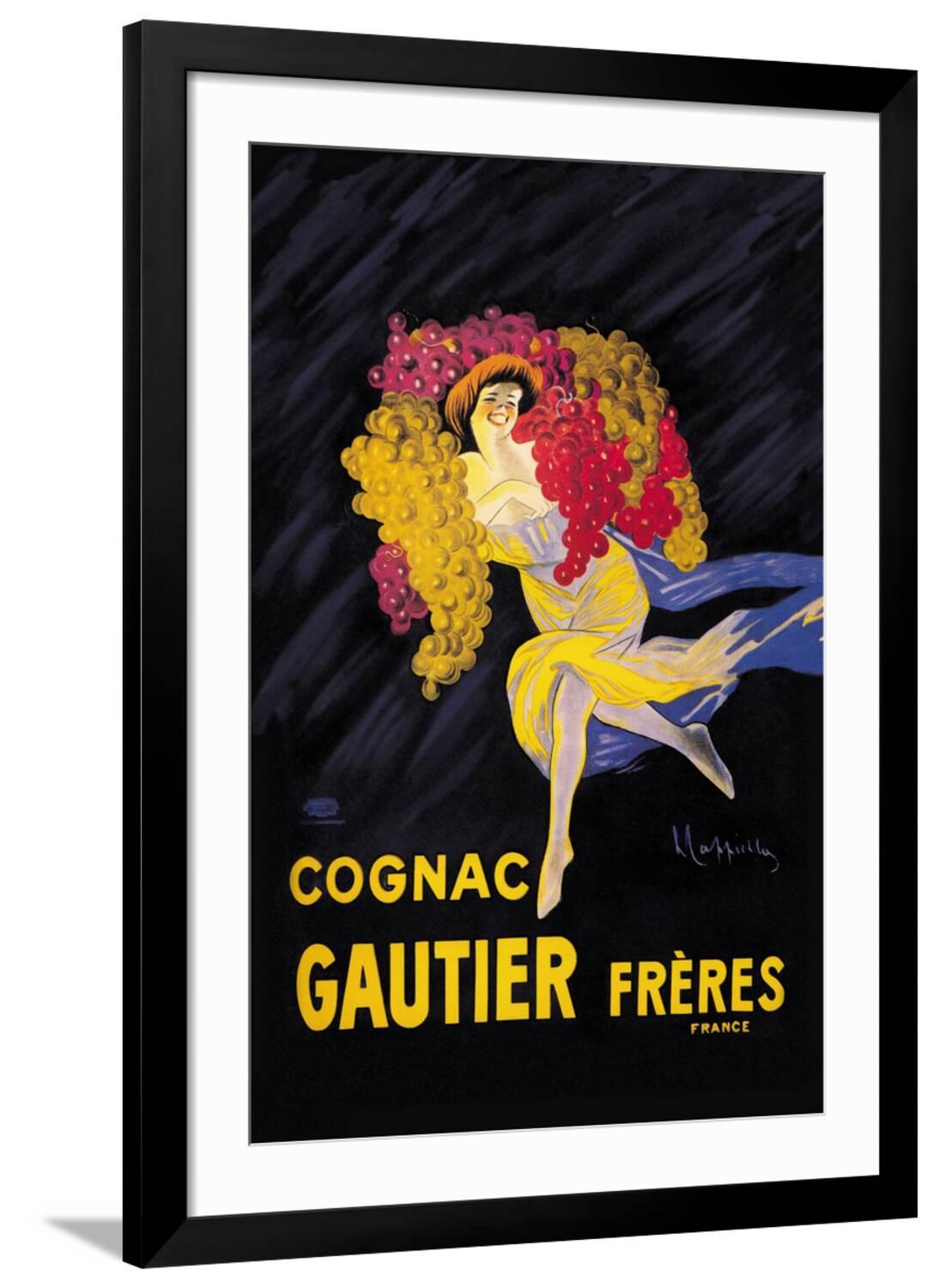 Art.com Cognac Gautier Freres Art Print by Leonetto Cappiello, Black ...