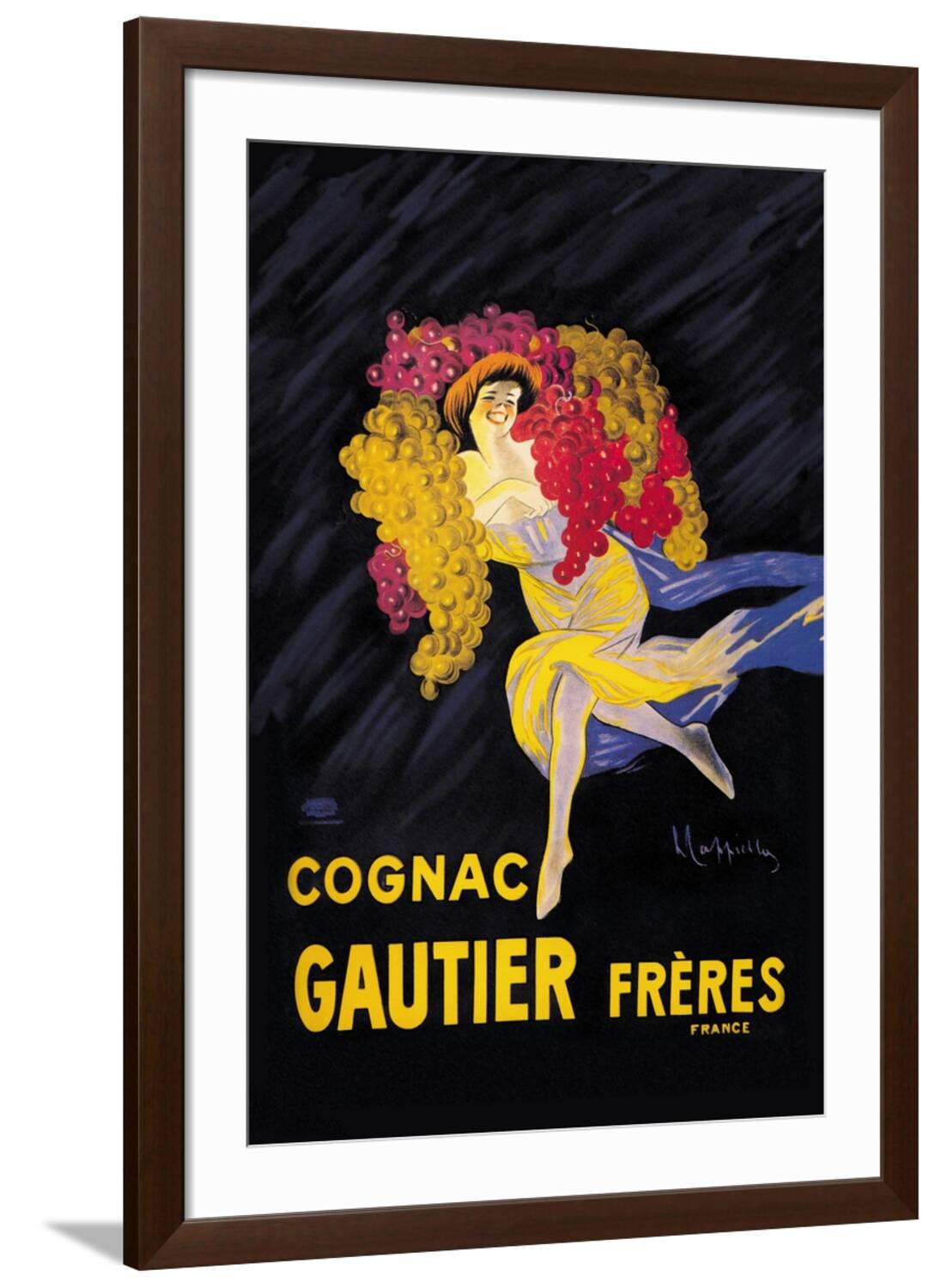 Art.com Cognac Gautier Freres Art Print by Leonetto Cappiello, Brown ...