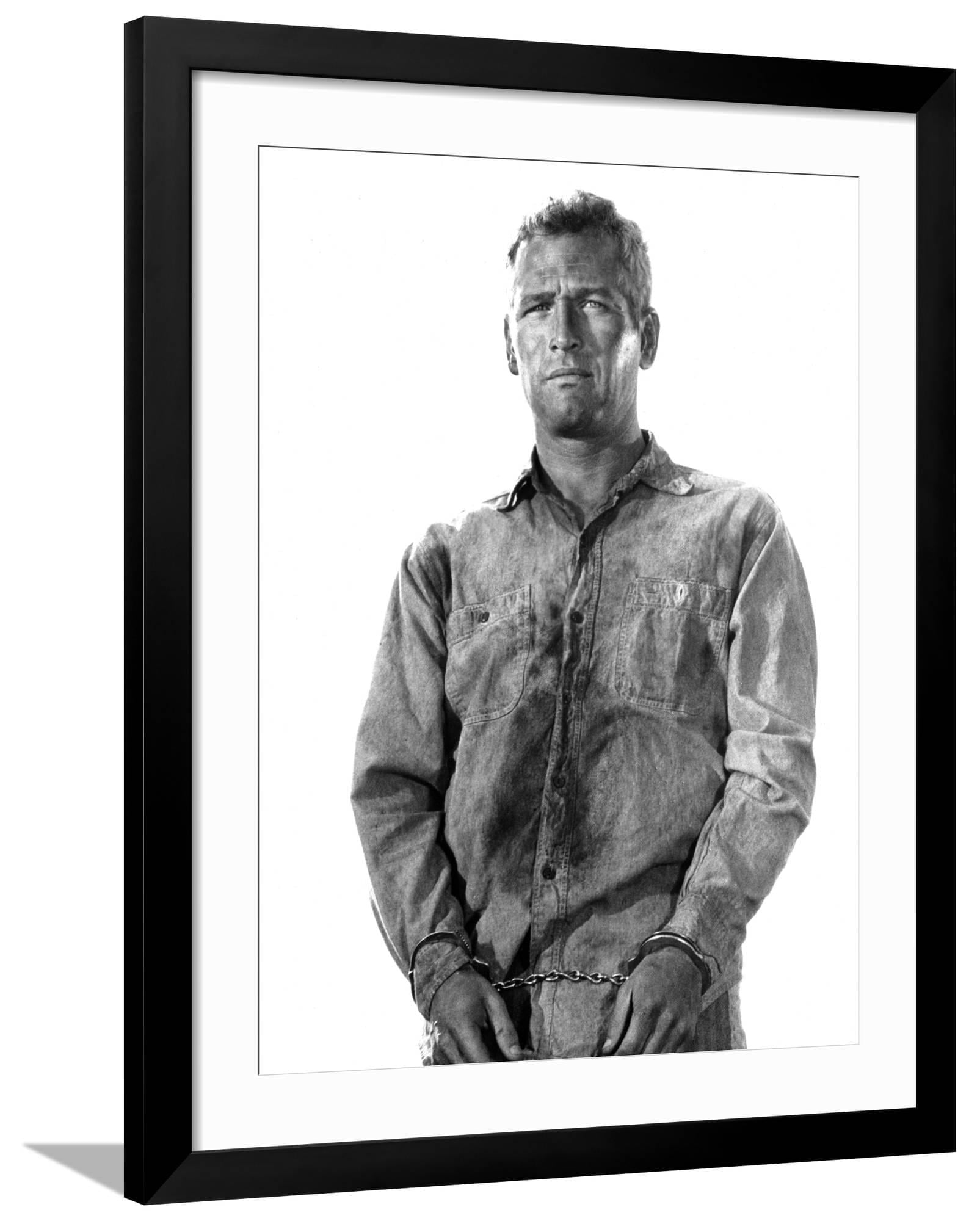 Art.com Cool Hand Luke, Paul Newman, 1967 Photo, Black Frame Wall Art ...