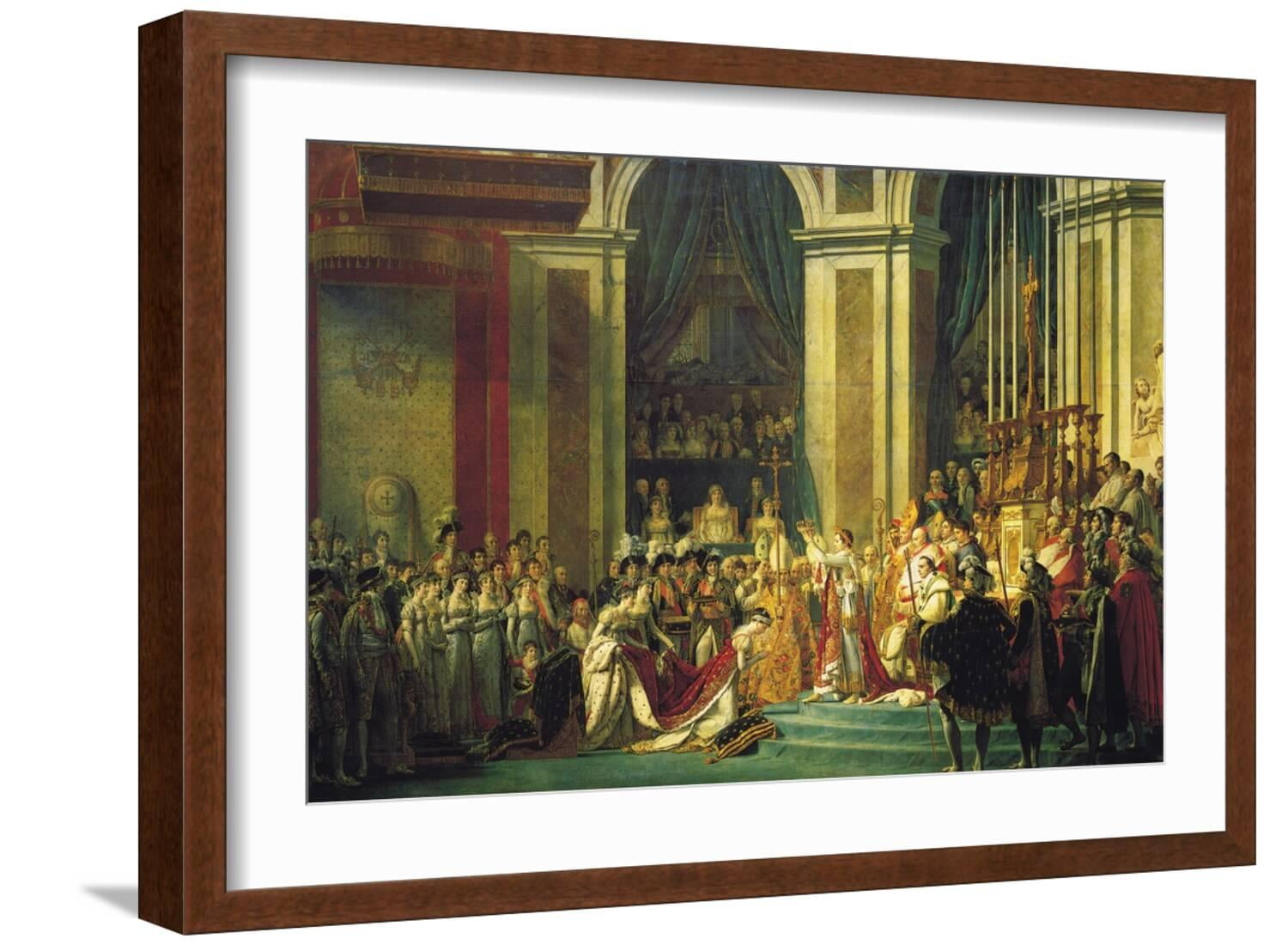 Art.com Coronation of Napoleon Bonaparte Art Print by Jacques-Louis ...