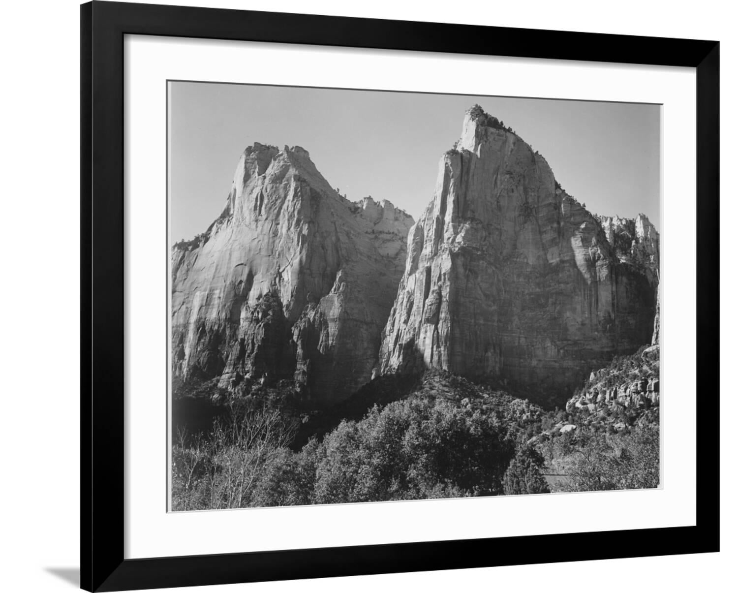 Art.com Court Of The Patriarchs Zion National Park Utah 1933-1942 Art ...