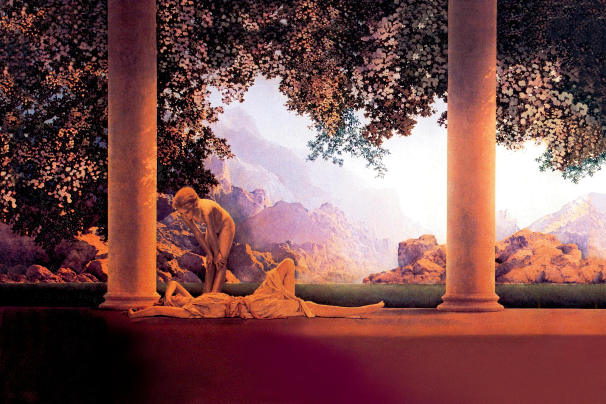 Art.com Daybreak Art Print by Maxfield Parrish, 18" x 12" - Walmart.com