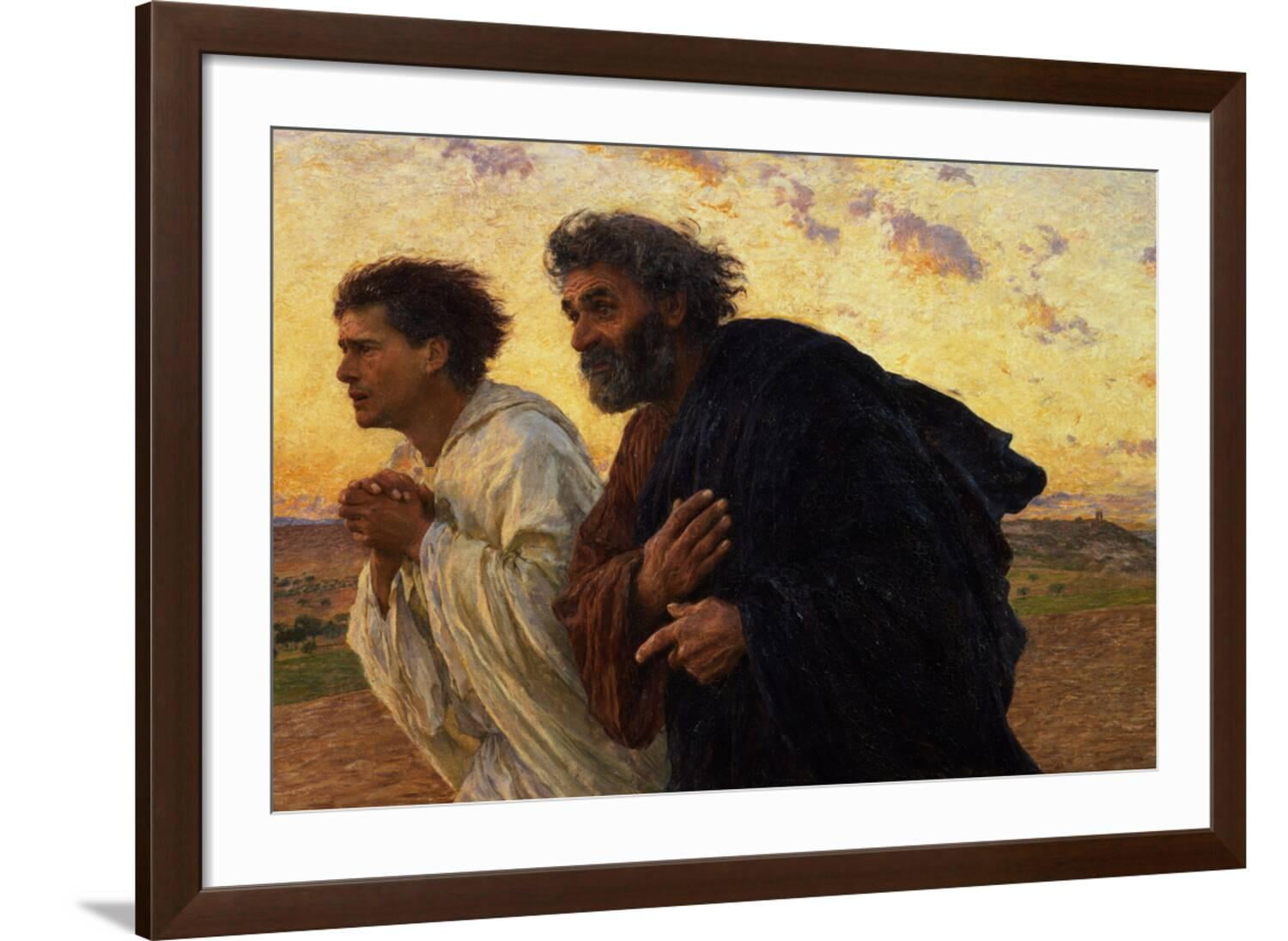 Art.com The Disciples Peter and John Running to Sepulchre on the ...