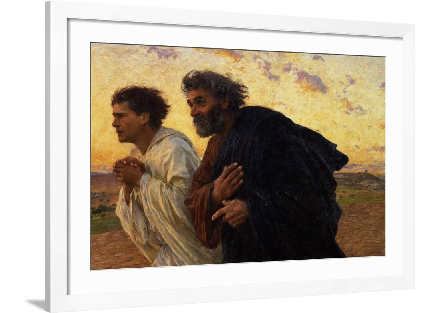 Art.com The Disciples Peter and John Running to Sepulchre on the ...
