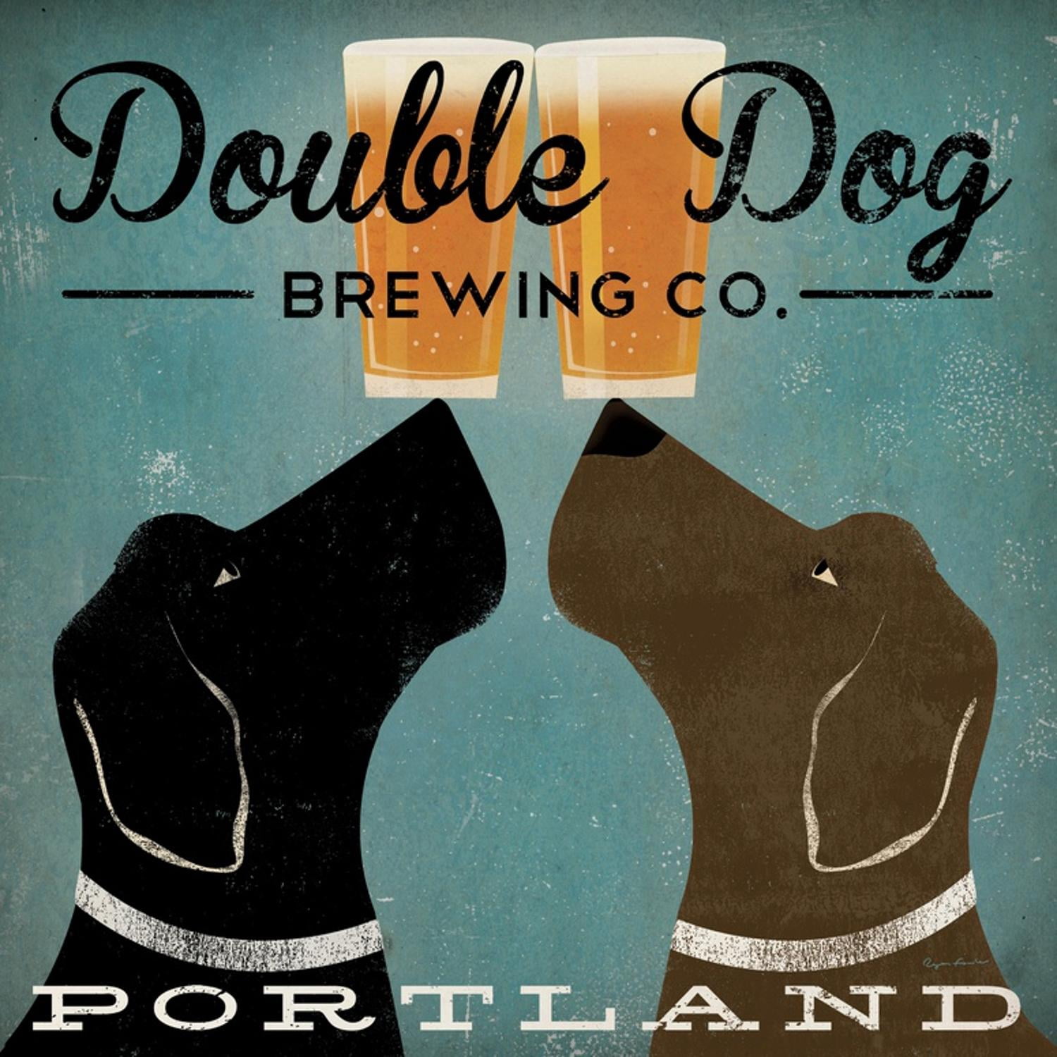 Art.com Double Dog Brewing Co. Art Print by Ryan Fowler, 16" x 16 ...