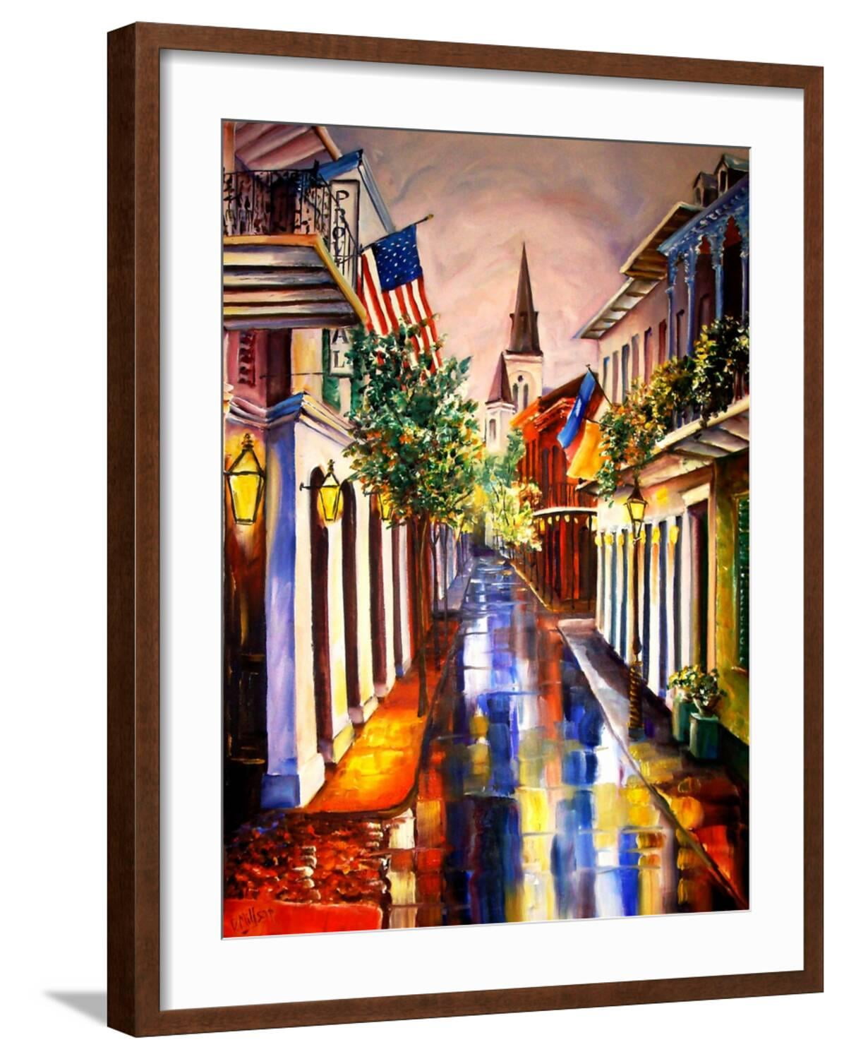 Art.com Dream of New Orleans Art Print by Diane Millsap, Brown Frame ...