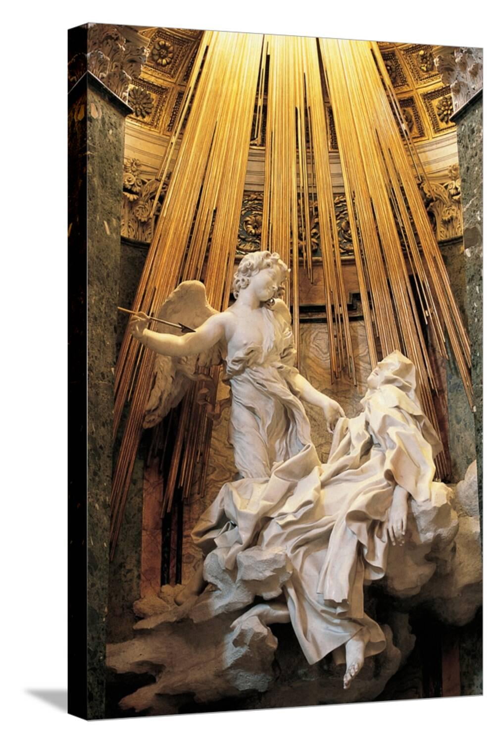 Art.com Ecstasy of St. Theresa Stretched Canvas Print Wall Art by Gian ...