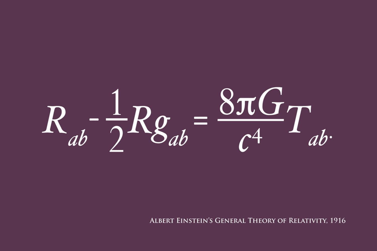 Art.com Einstein Theory of Relativity Art Print by Michael Tompsett, 18 ...