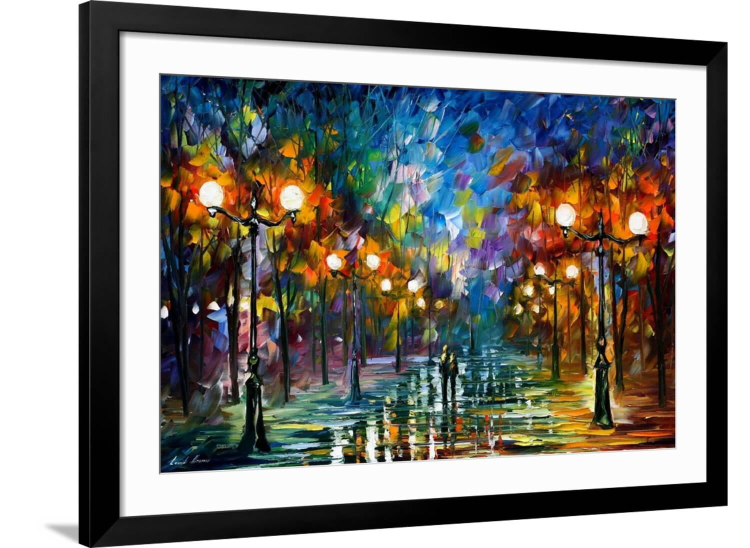 Art.com End Of Winter Art Print by Leonid Afremov, Black Frame Wall Art ...