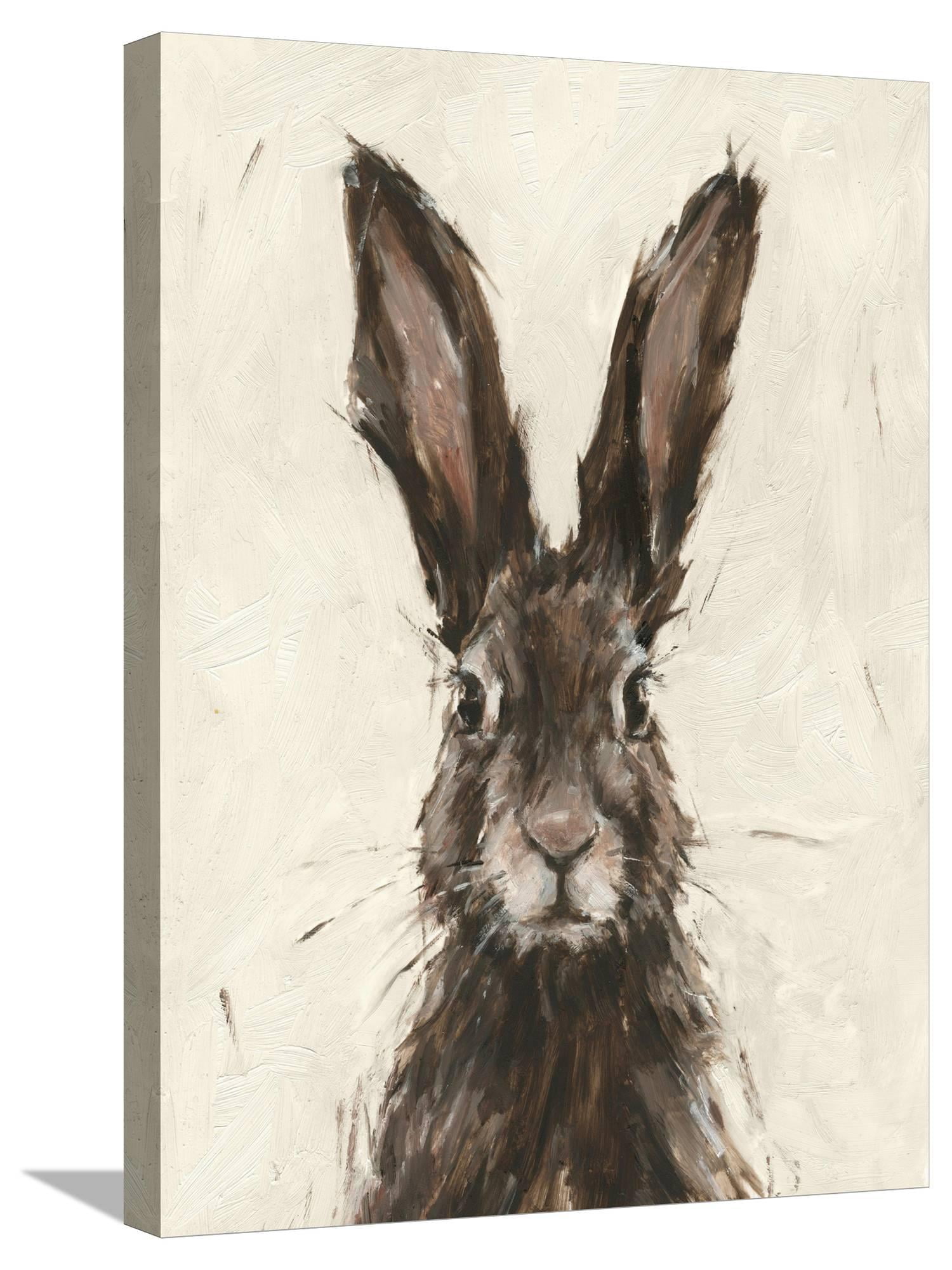 Art.com European Hare I Stretched Canvas Print Wall Art by Ethan Harper ...