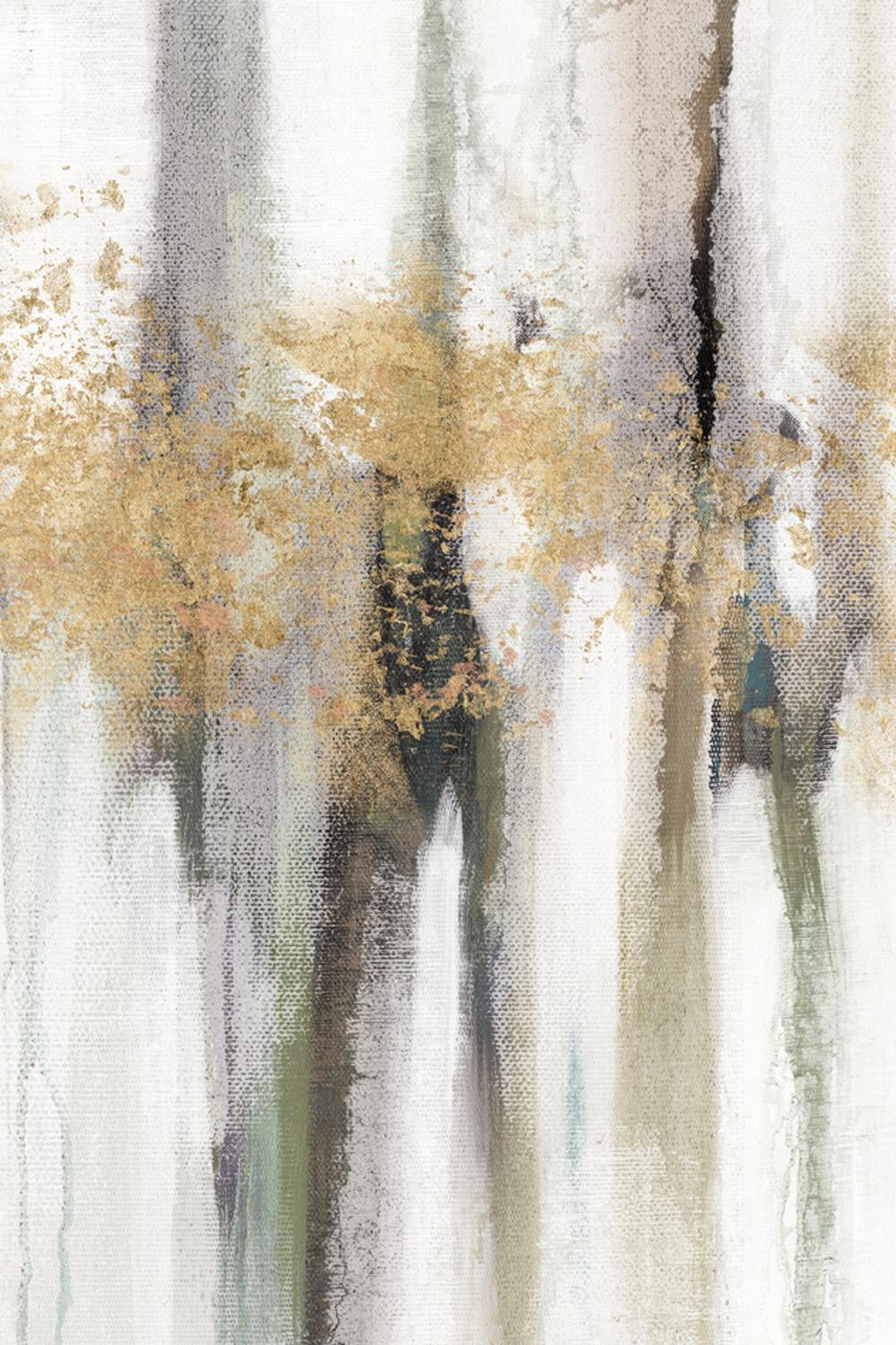 Art.com Falling Gold Leaf II Art Print by Studio W, 24" x 36" - Walmart.com