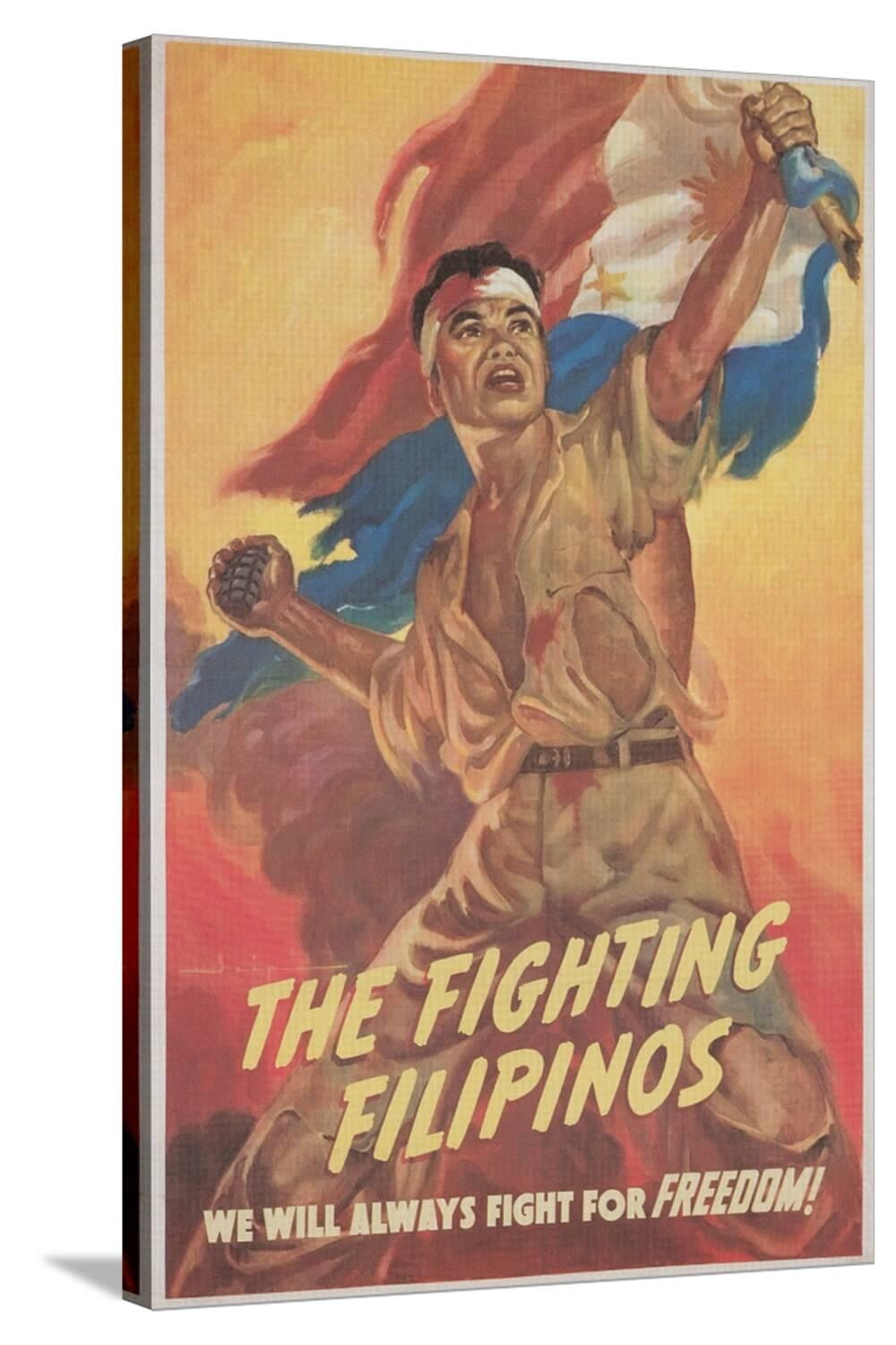 Art.com Filipino Freedom Fighter Poster Stretched Canvas Print Wall Art ...