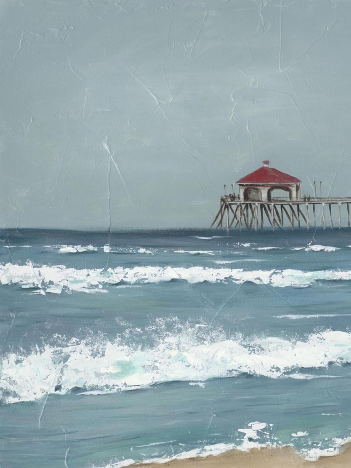 Art.com Fishing Pier Diptych I Art Print by Jade Reynolds, 24" x 32 ...