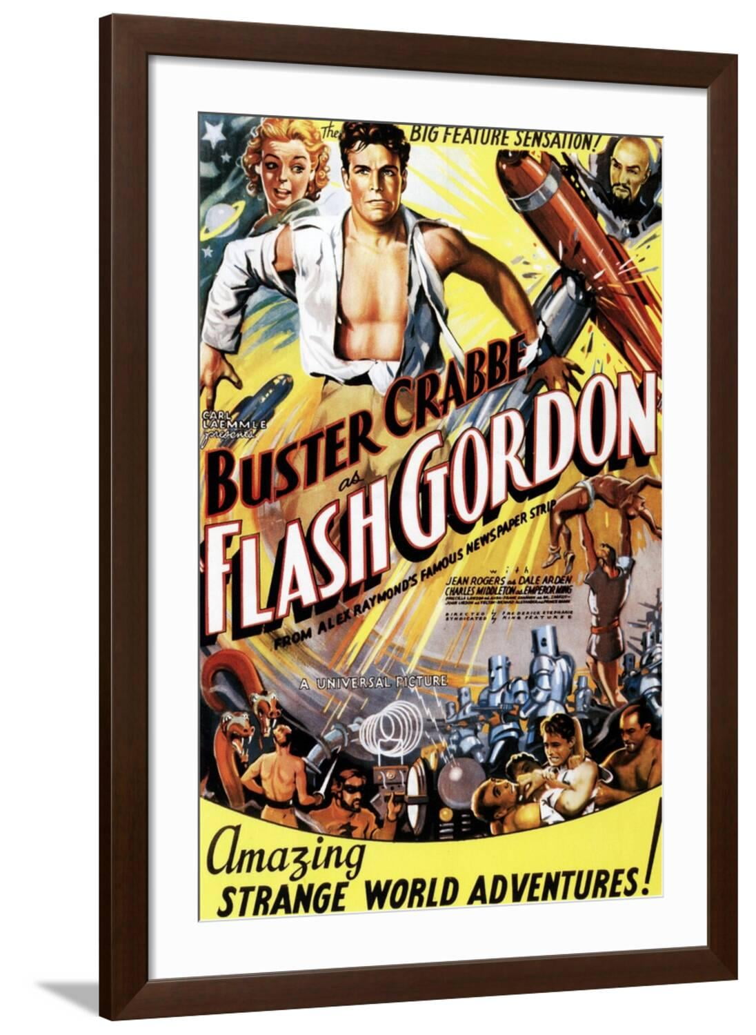 Art.com Flash Gordon, Jean Rogers, Larry 'Buster' Crabbe, Charles ...