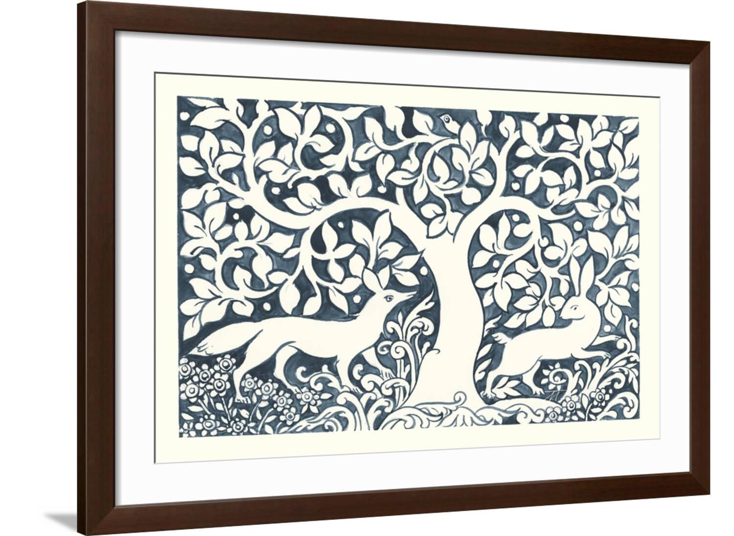 Art.com Forest Life III Art Print by Miranda Thomas, Brown Frame Wall ...