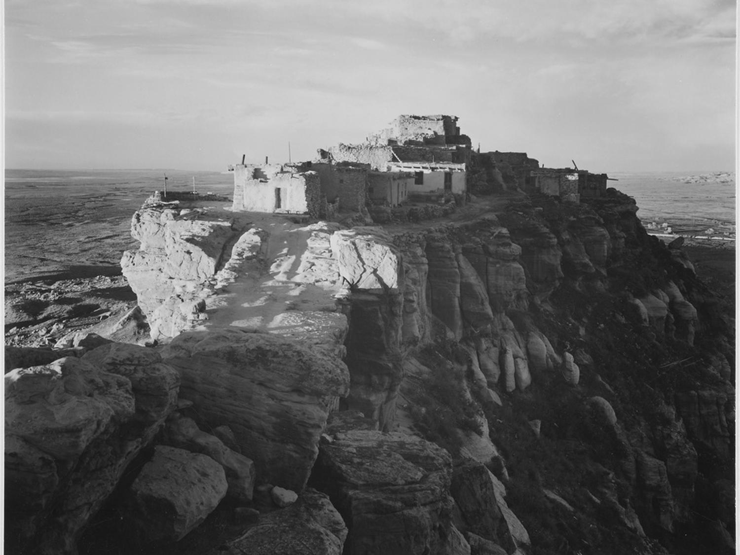 Art.com Full View Of The City On Top Of Mountain Walpi Arizona 1941 ...