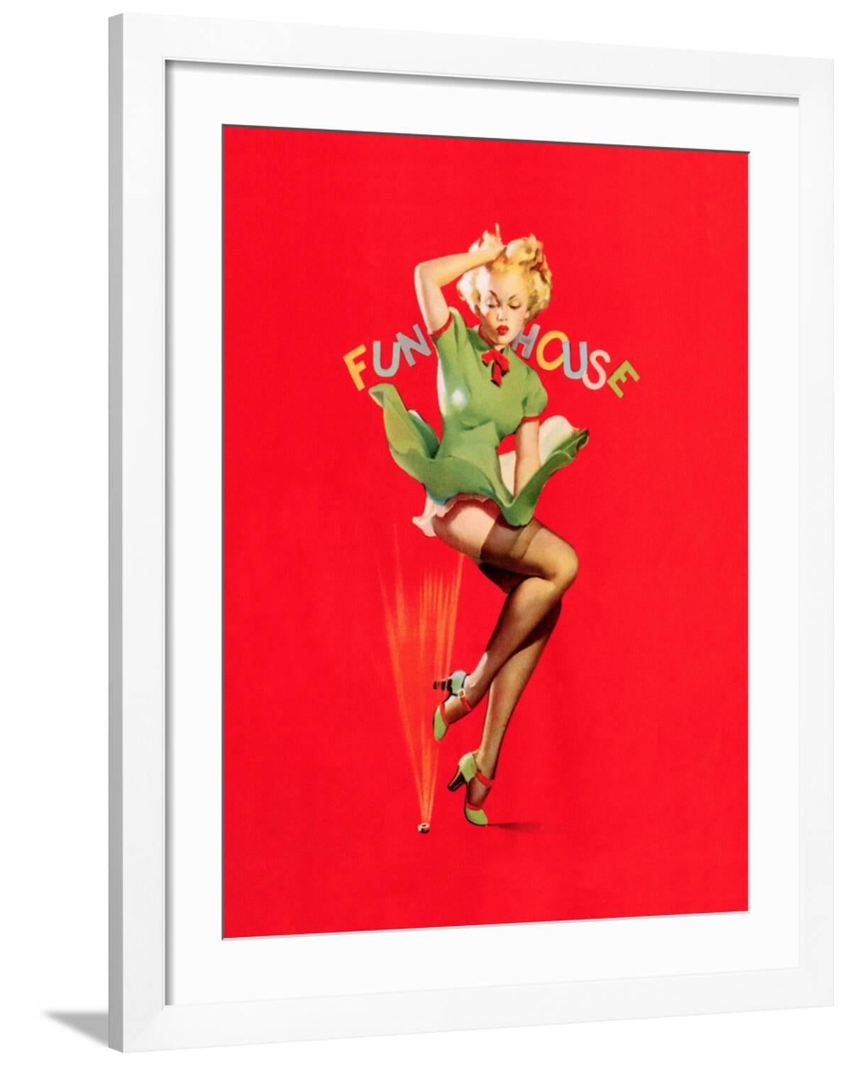 Art.com Fun House Pin-Up, Thar She Blows 1939 Art Print by Gil Elvgren ...
