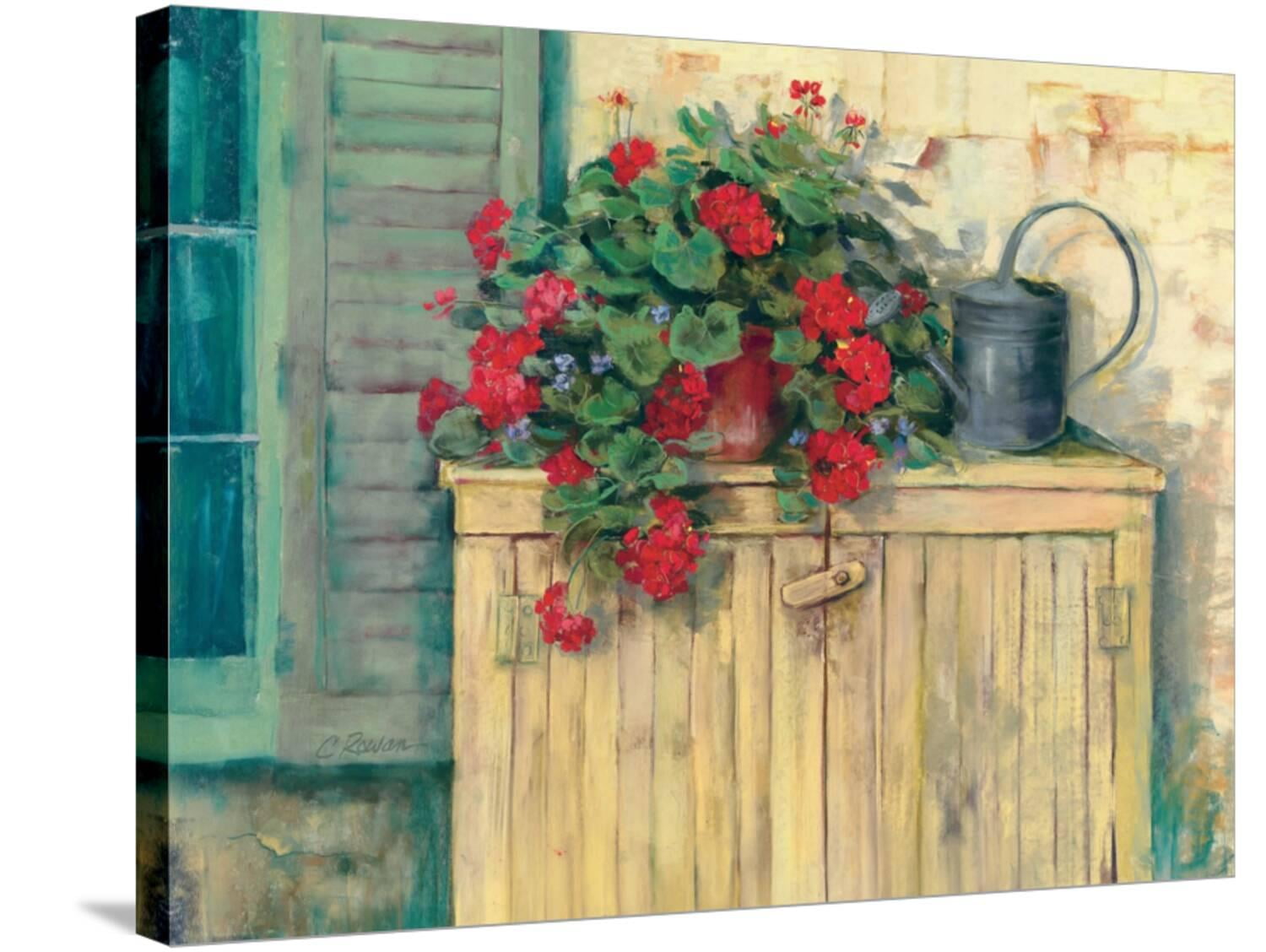 Art.com Gardeners Still Life Stretched Canvas Print Wall Art by Carol ...