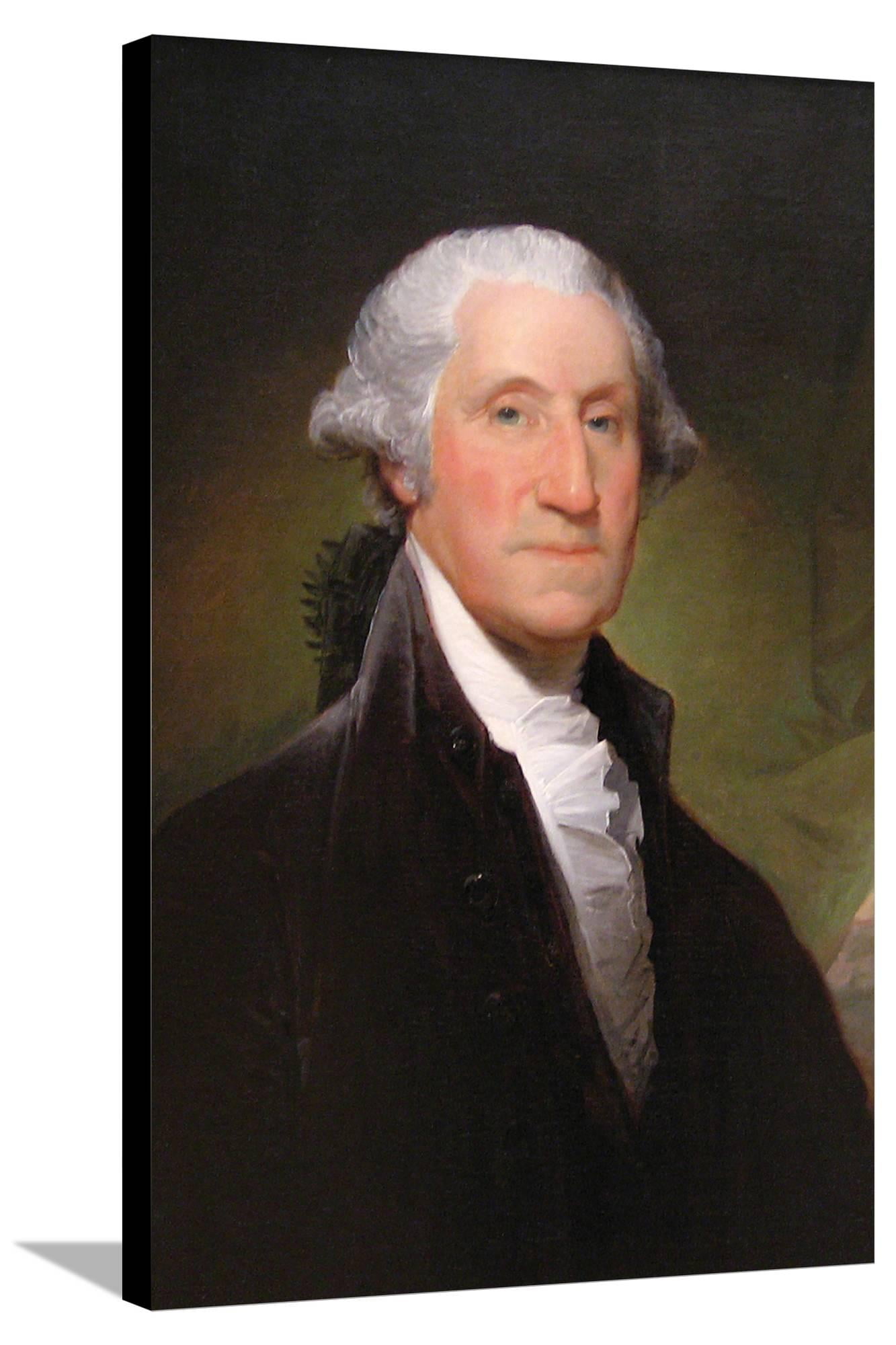 Art.com George Washington Stretched Canvas Print Wall Art by Gilbert ...