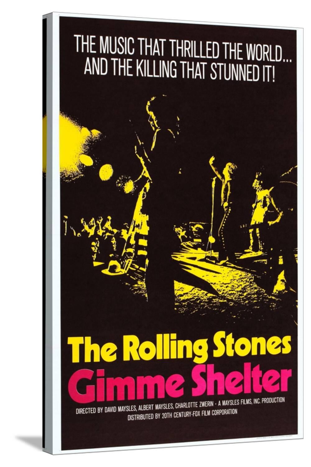 Art.com Gimme Shelter, US Poster Art, Mick Jagger, Keith Richards, (AKA the Rolling Stones ...