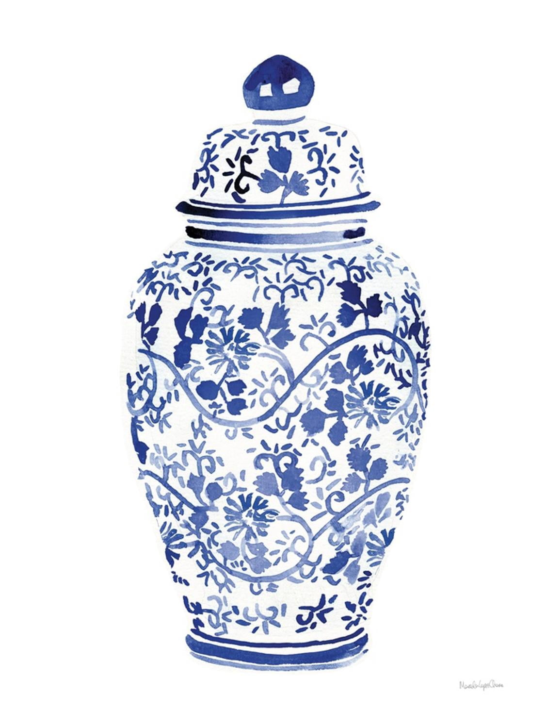 Art.com Ginger Jar I Art Print by Mercedes Lopez Charro, 18" x 24 ...