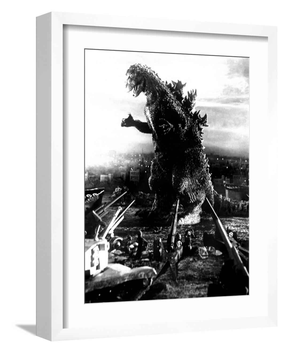 Art.com Godzilla, (AKA Gojira), Godzilla, 1954 Photo, White Frame Wall ...