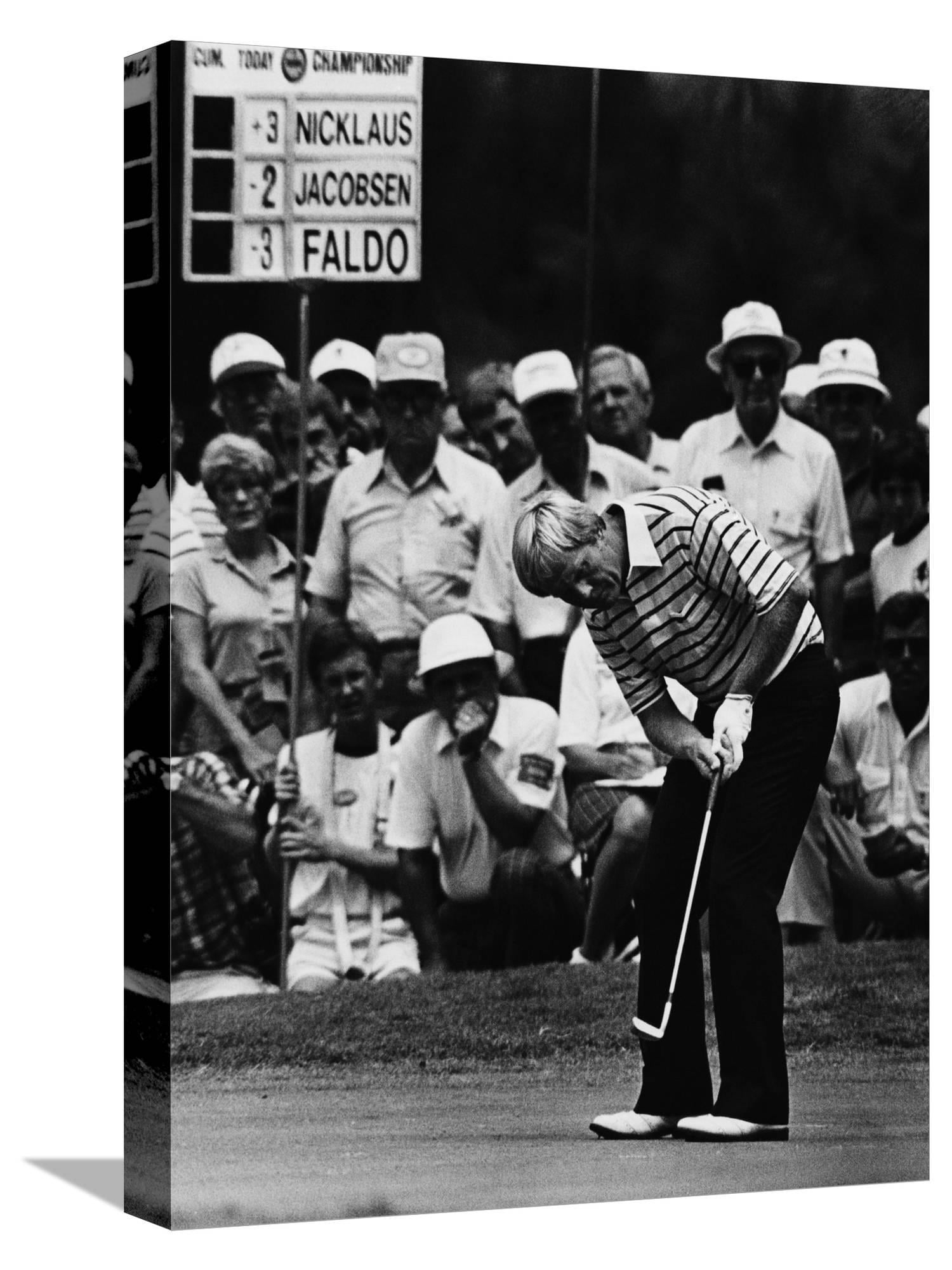 Art.com Golf Pro Jack Nicklaus, August, 1984 Stretched Canvas Print ...