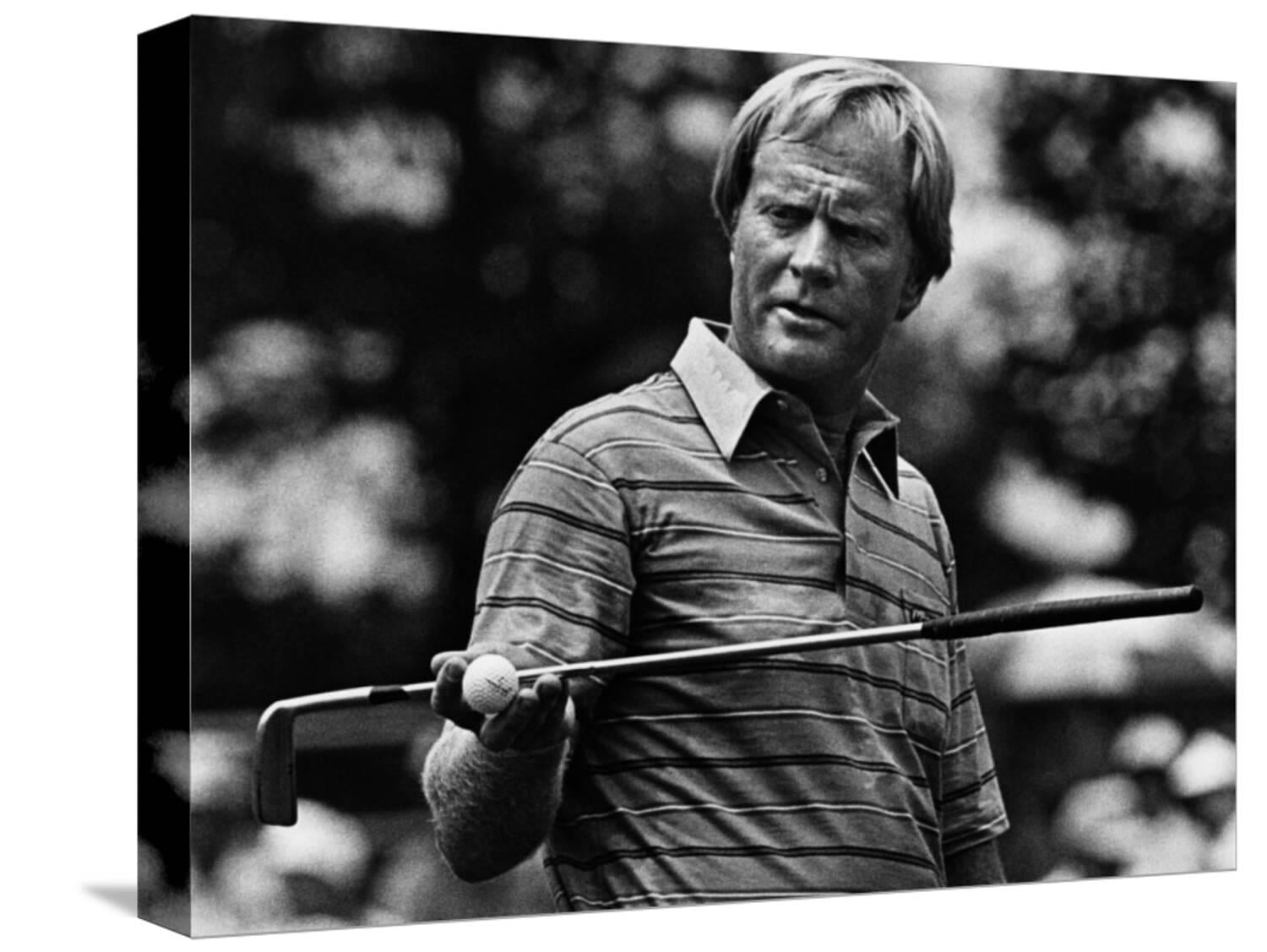 Art.com Golf Pro Jack Nicklaus, August, 1984 Stretched Canvas Print ...