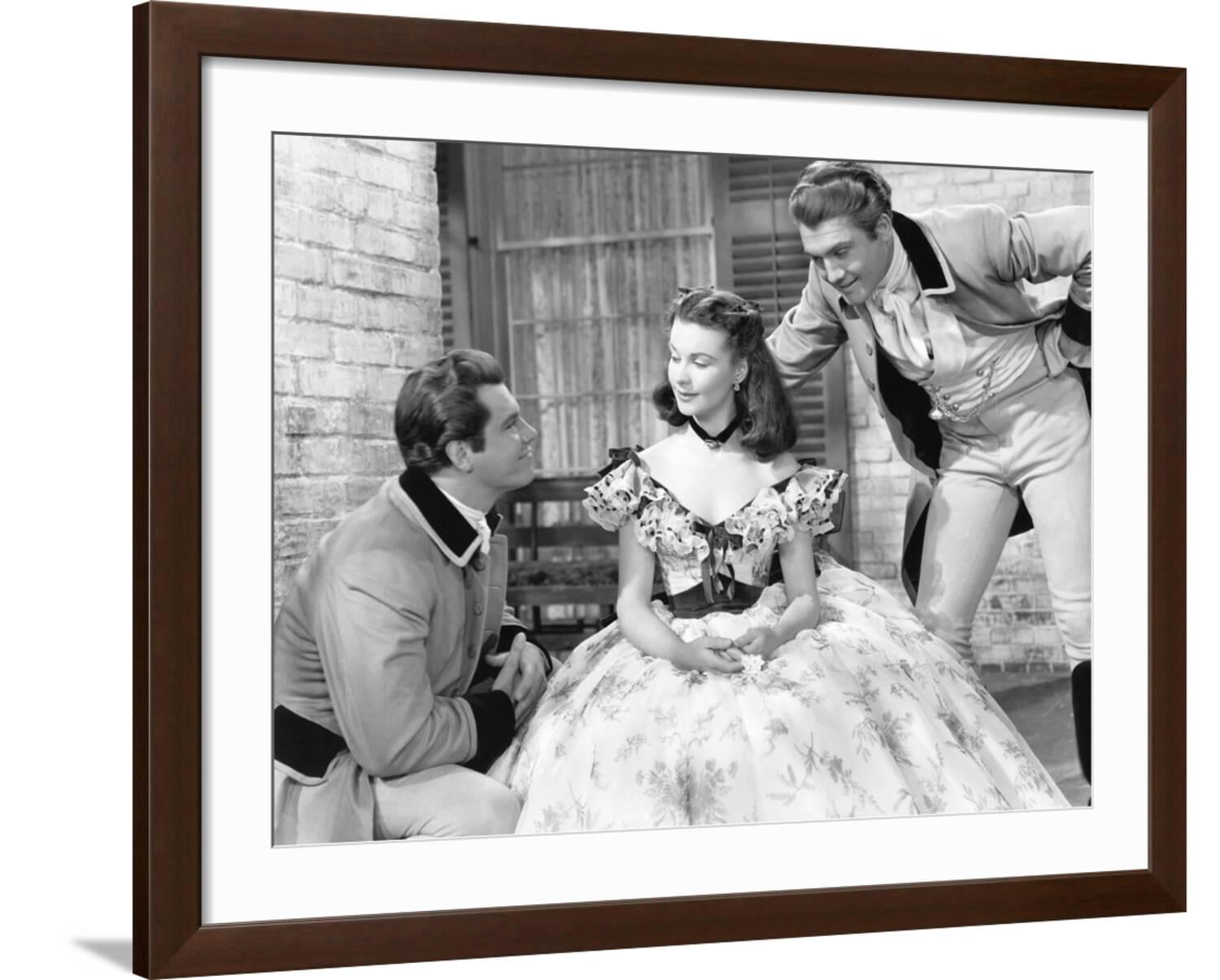Art.com Gone with the Wind, from Left: Fred Crane, Vivien Leigh, George ...
