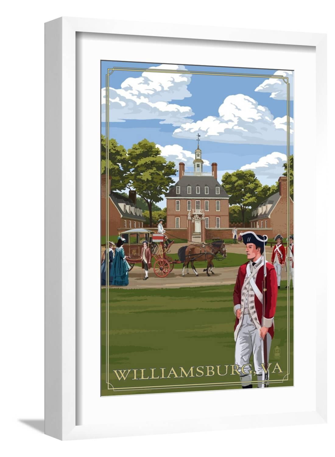 Art.com Governor's Palace - Williamsburg, Virginia Art Print by Lantern ...