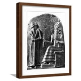 Art.com Hammurabi Receives the Code of Laws from God Shamash, from Bas ...