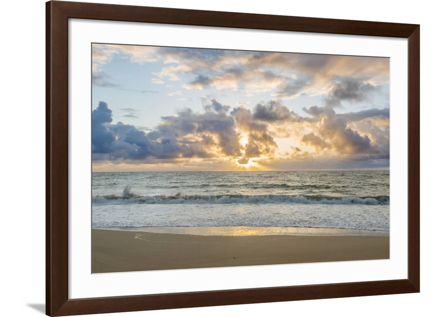 Art.com Hawaii, Kauai, Kealia Beach Sunrise Photographic Print by Rob ...
