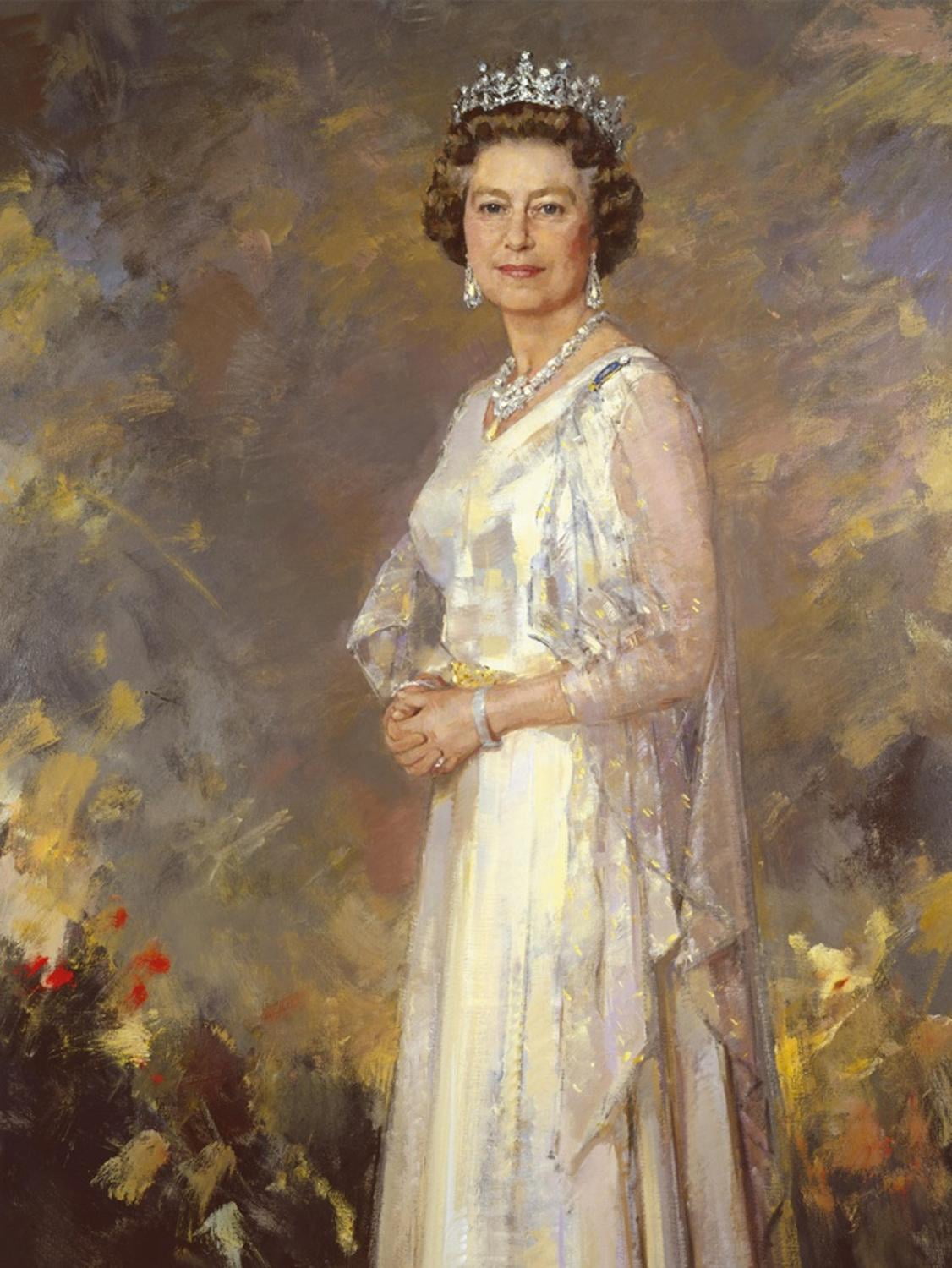 Art.com Her Majesty Queen Elizabeth II Art Print by R. Macarron, 24" x ...