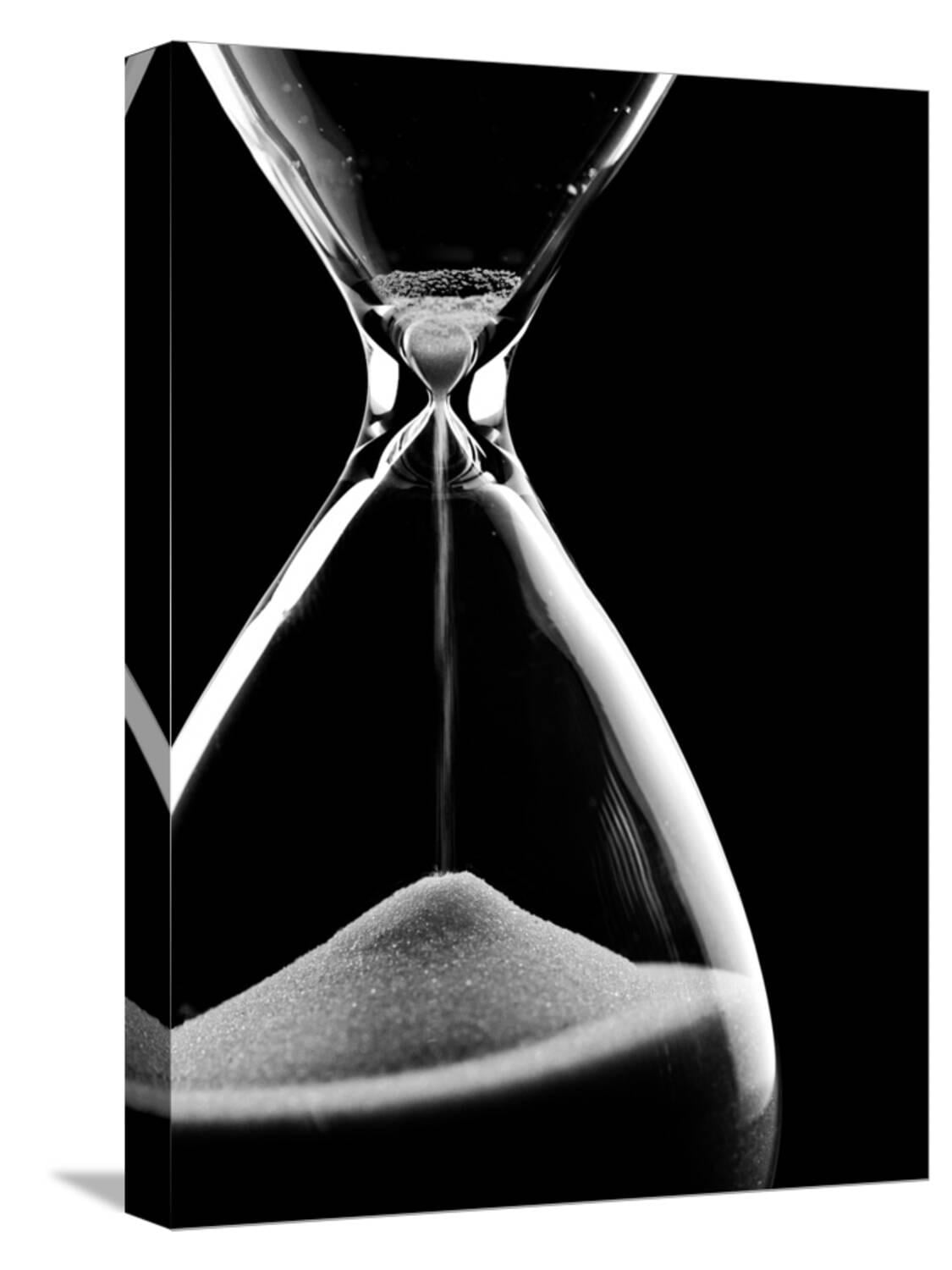 Art.com Hourglass, Time, Shape. Stretched Canvas Print Wall Art by ...