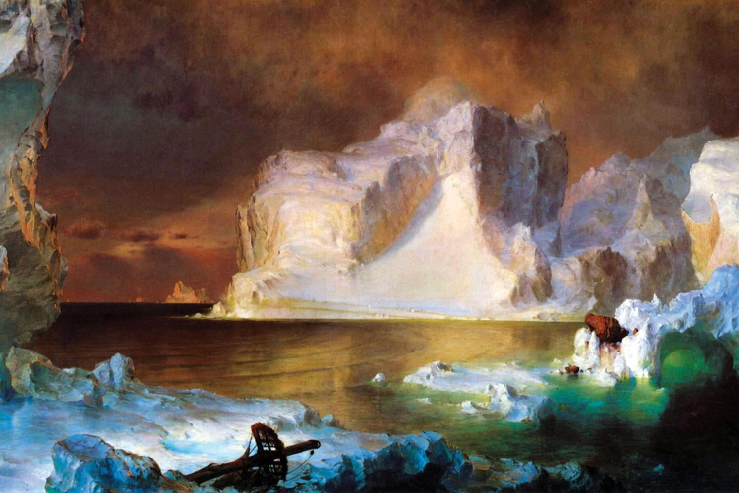 Art.com Iceberg Art Print by Frederic Edwin Church, 36" x 24" - Walmart.com