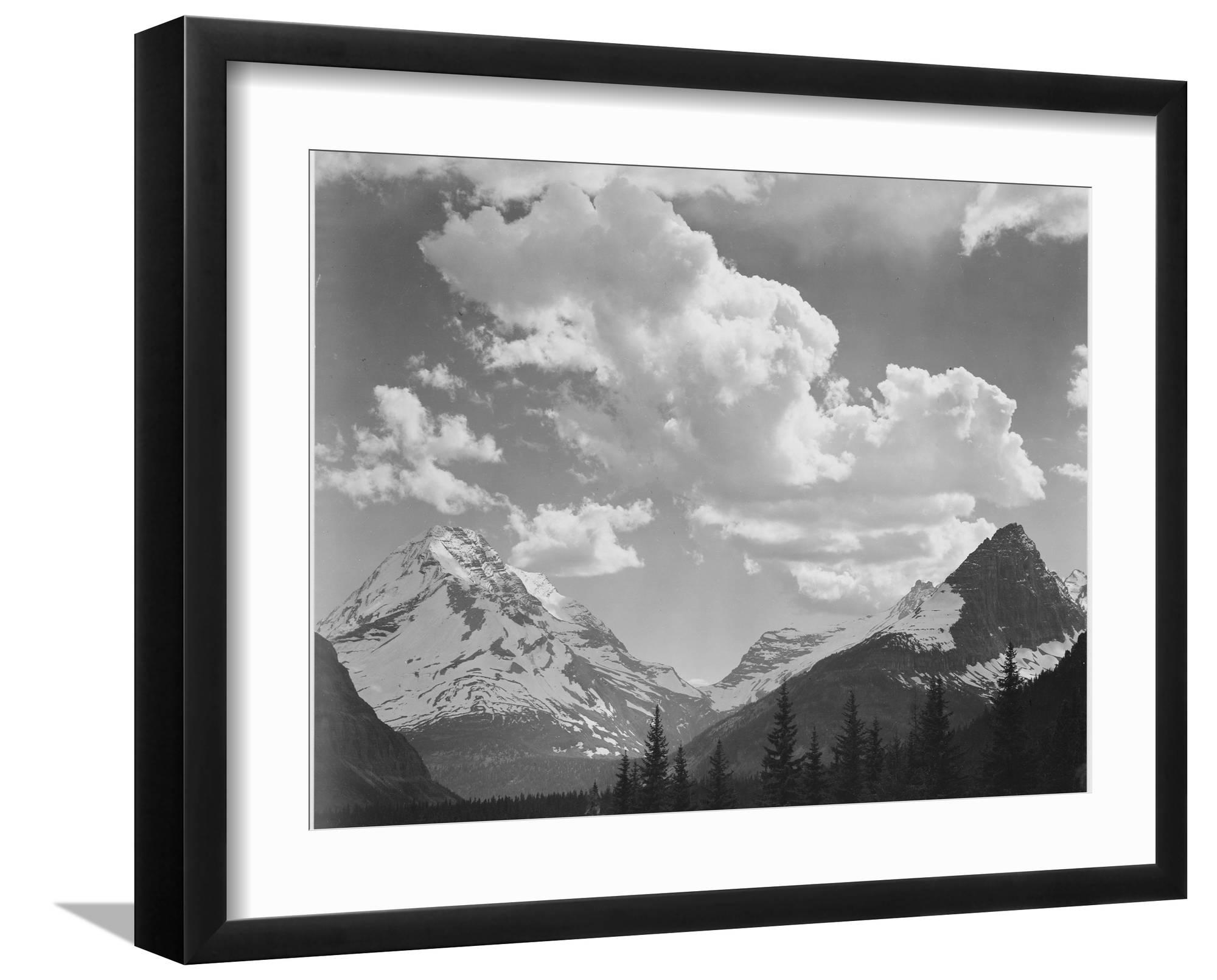 Art.com In Glacier National Park Montana 1933-1942 Art Print by Ansel ...