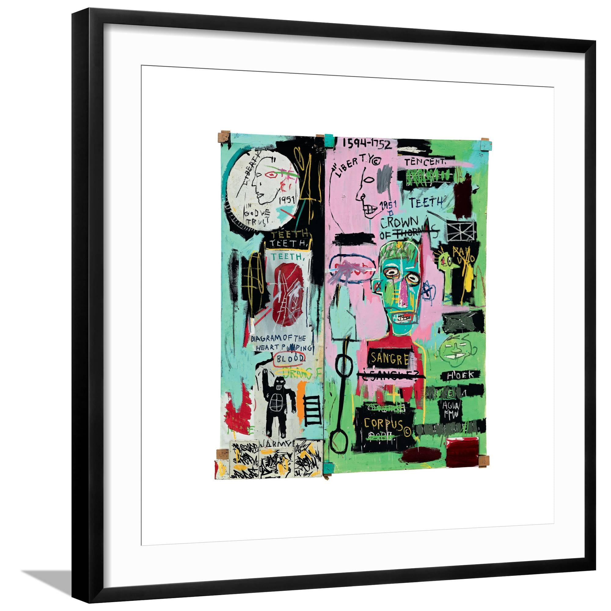 Art.com In Italian, 1983 Giclee Print by Jean-Michel Basquiat, Black ...
