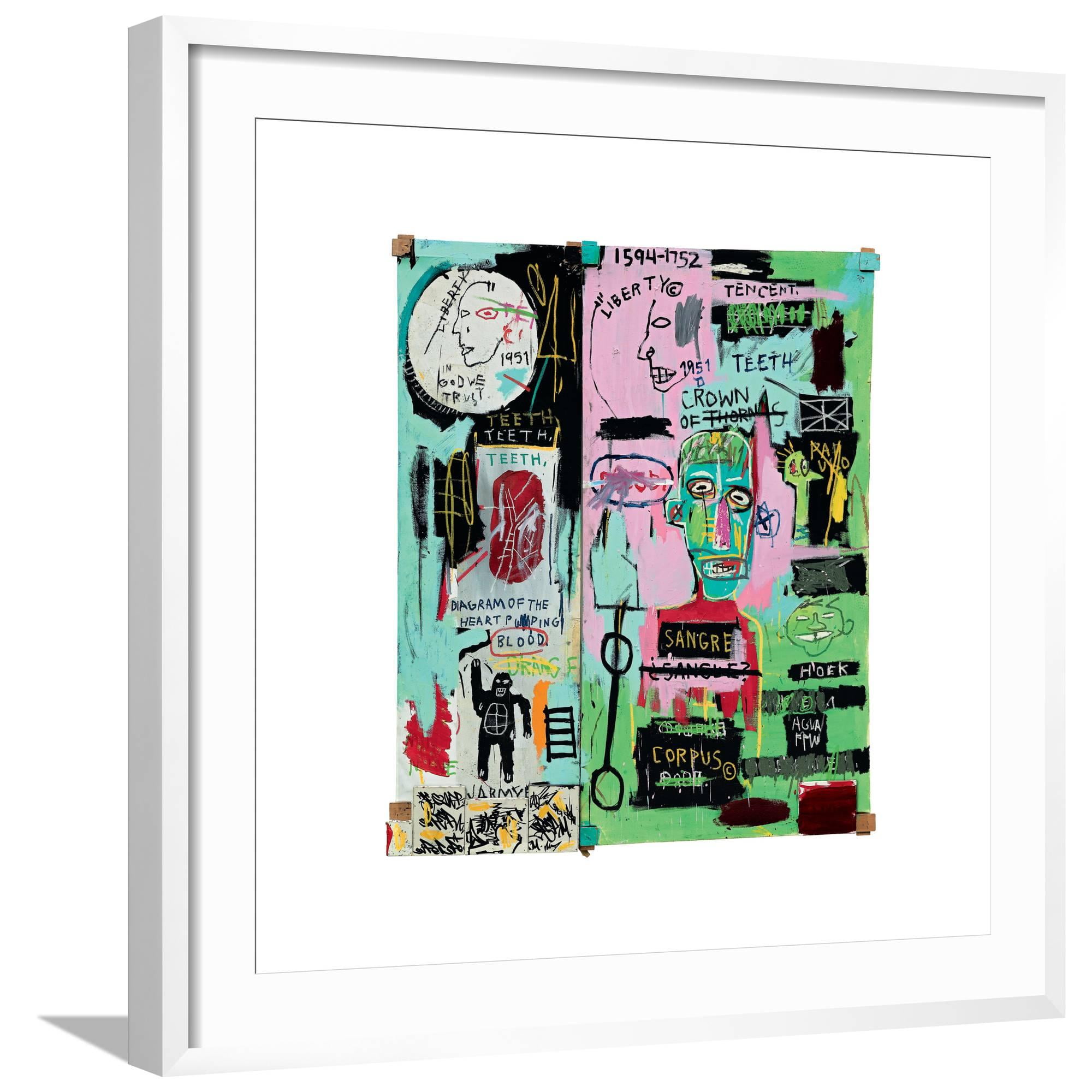 Art.com In Italian, 1983 Giclee Print by Jean-Michel Basquiat, White ...