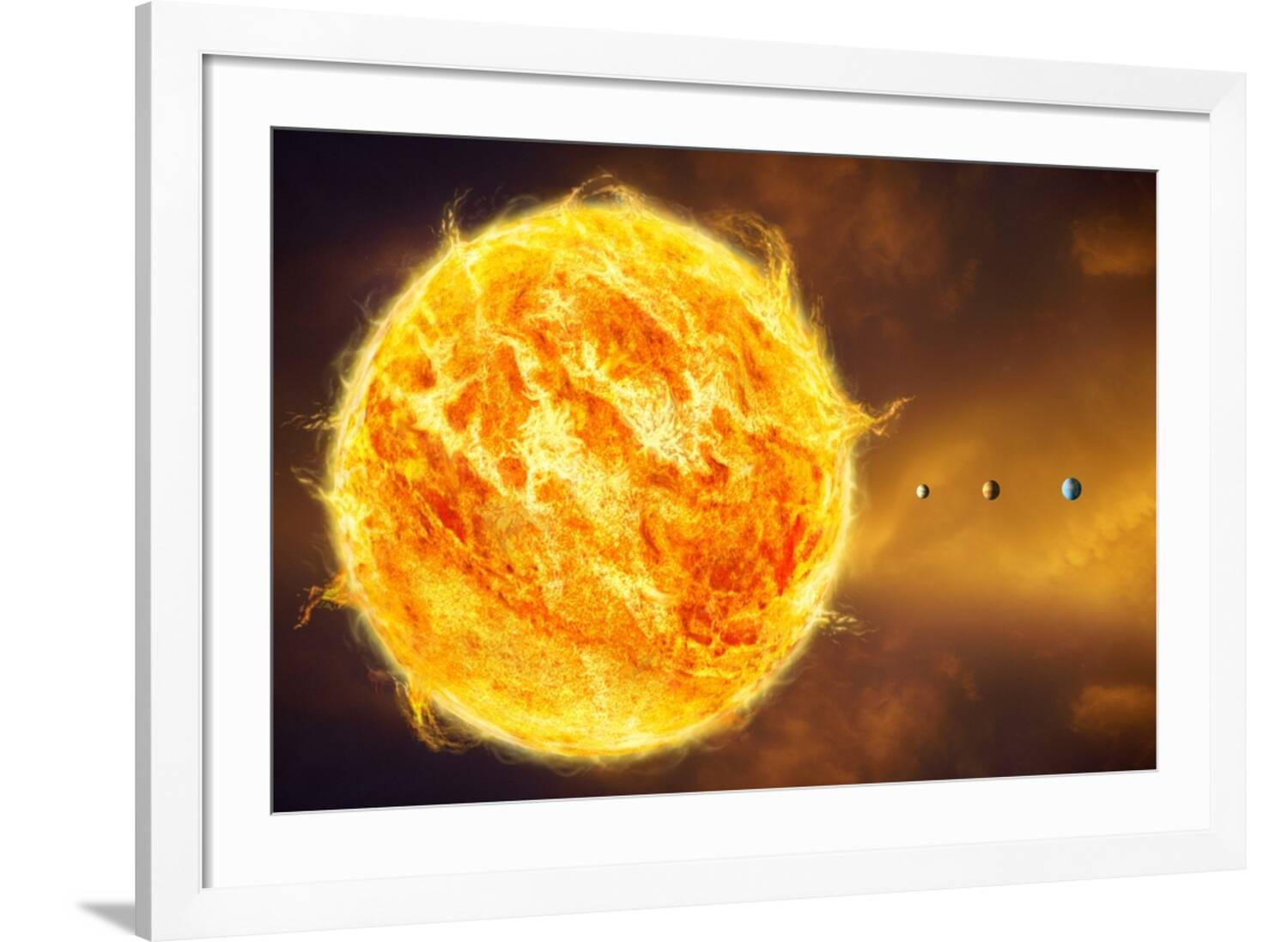 Art.com Inner Solar System, Artwork Photographic Print by Henning ...