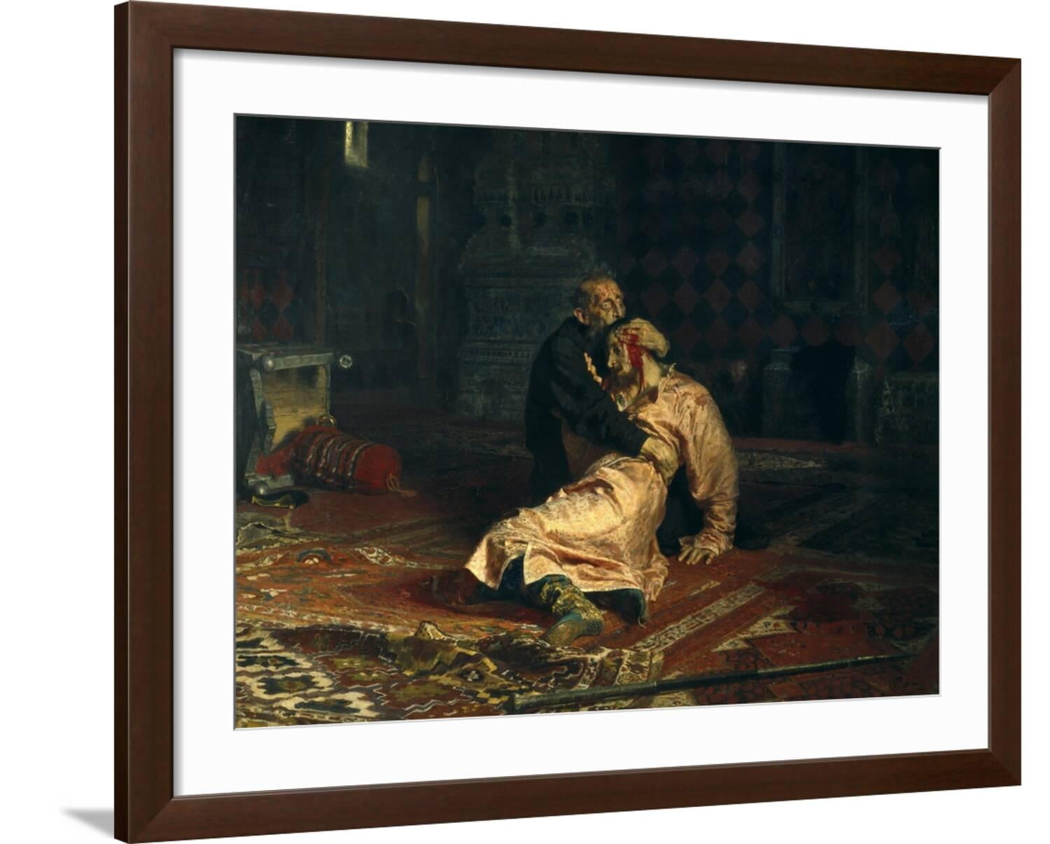 Art.com Ivan the Terrible and His Son Ivan on Nov Art Print by Ilya ...