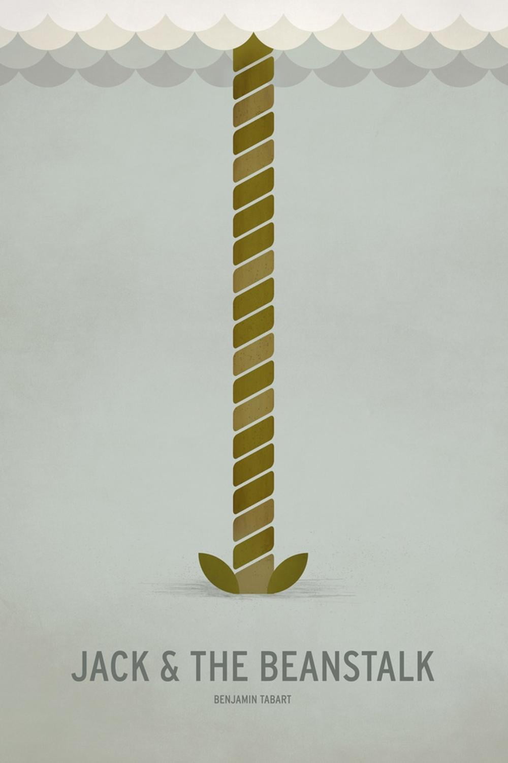 Art.com Jack and the Beanstalk Art Print by Christian Jackson, 12" x 18 ...