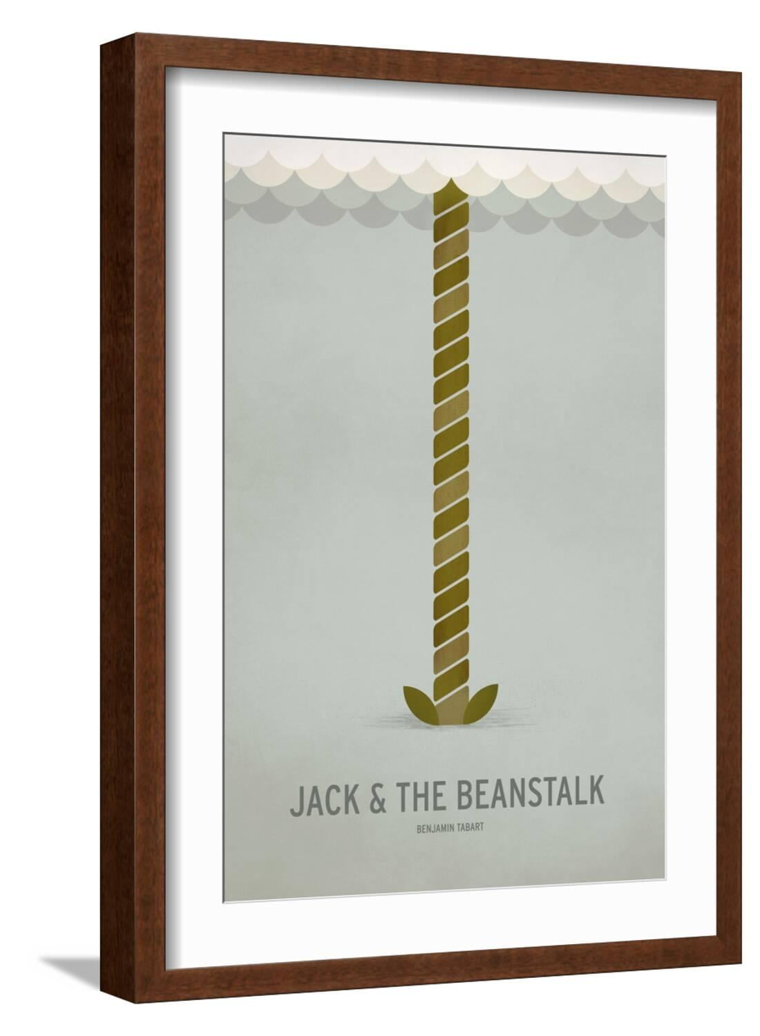Art.com Jack and the Beanstalk Art Print by Christian Jackson, Brown ...