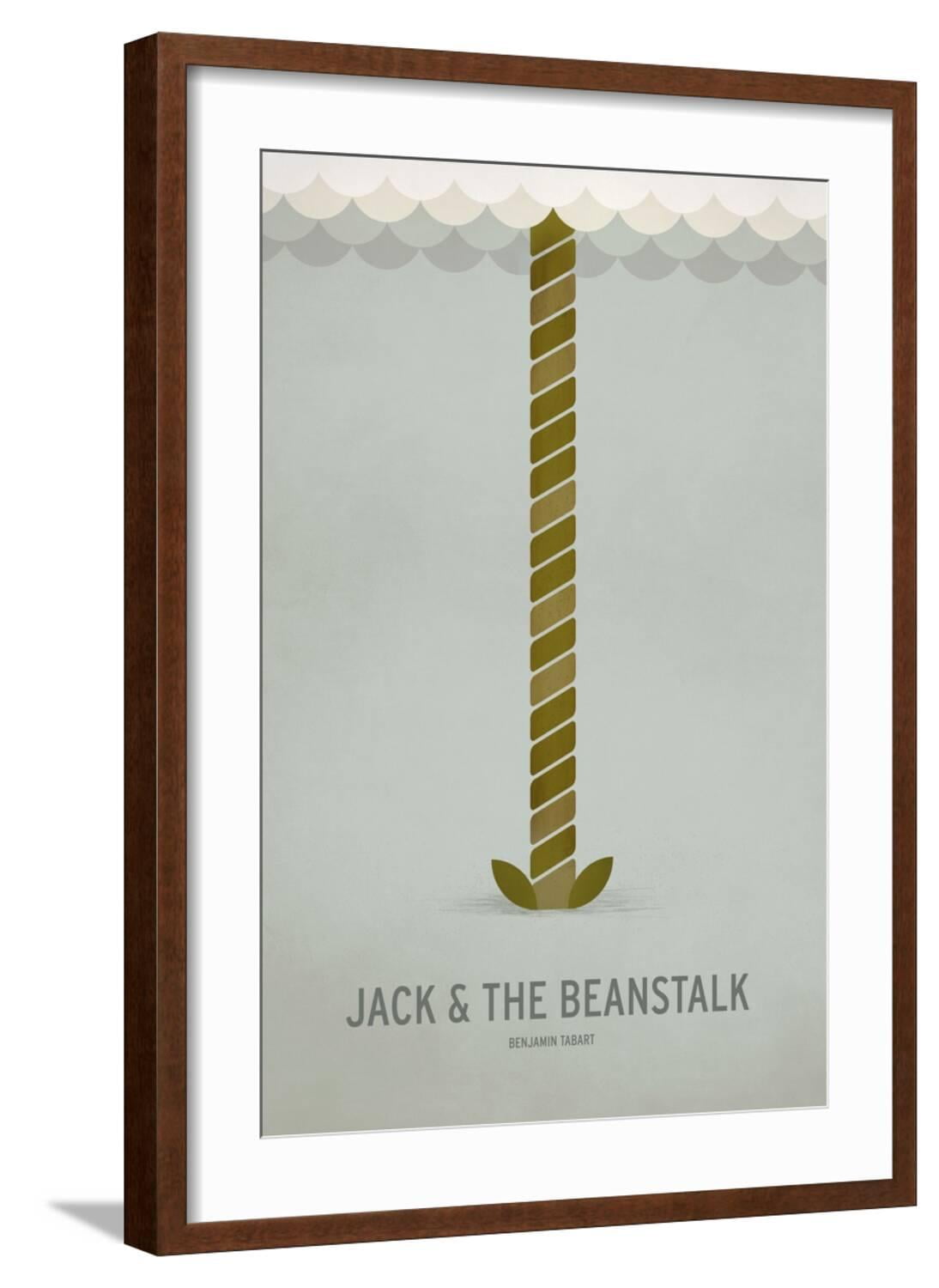 Art.com Jack and the Beanstalk Art Print by Christian Jackson, Brown ...