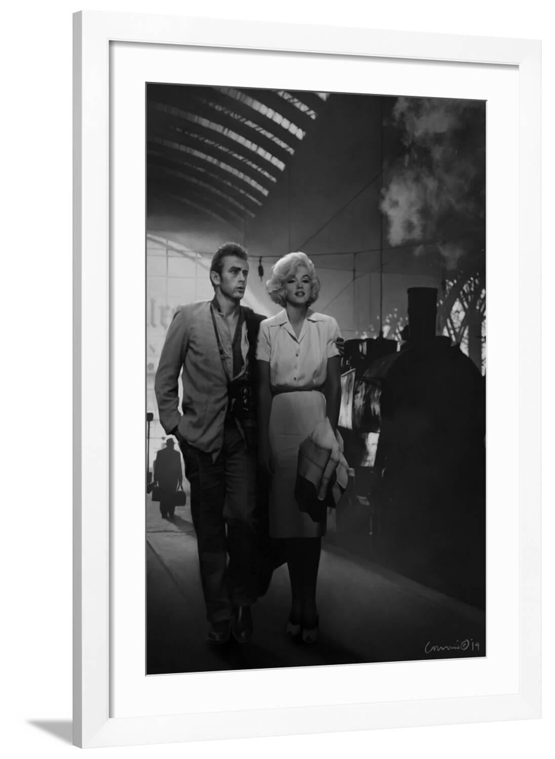 Art.com James Dean and Marilyn at the Station Art Print by Chris ...